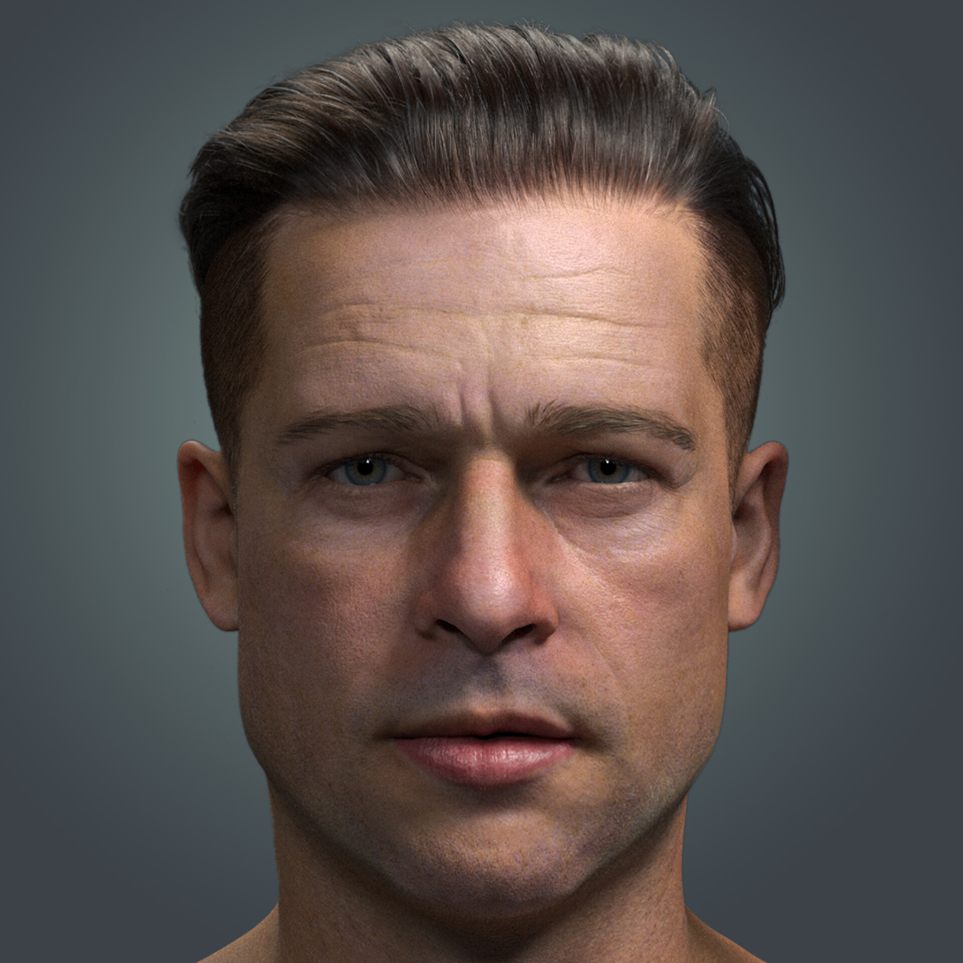 ArtStation - Brad Pitt