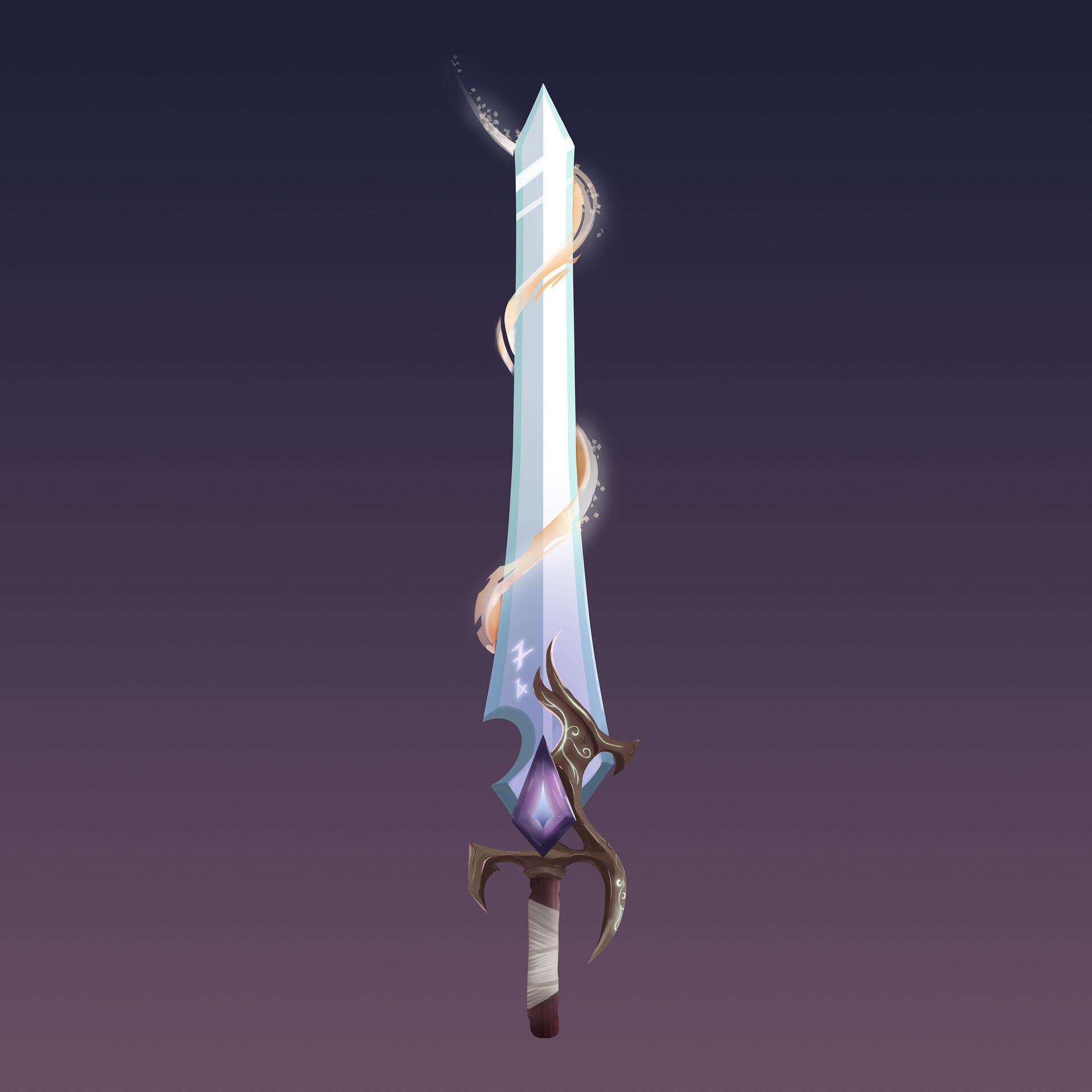 ArtStation - Stylized Magic Sword