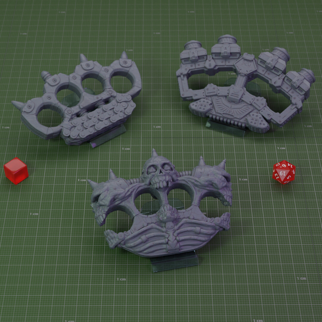 ArtStation - Brass Knuckles from Highway Slicer bundle - Loot Studios