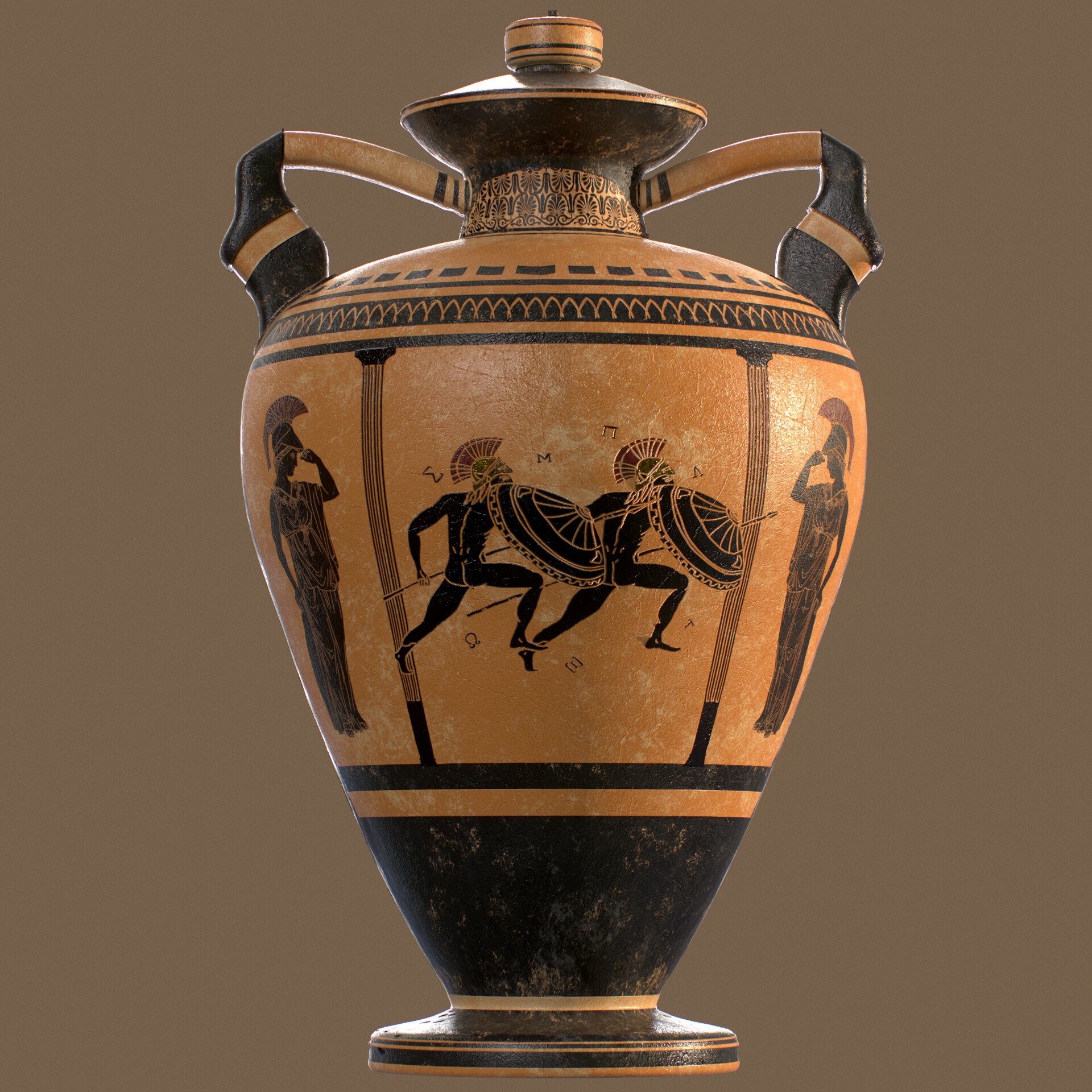 ArtStation - Greek Black Figure Vase