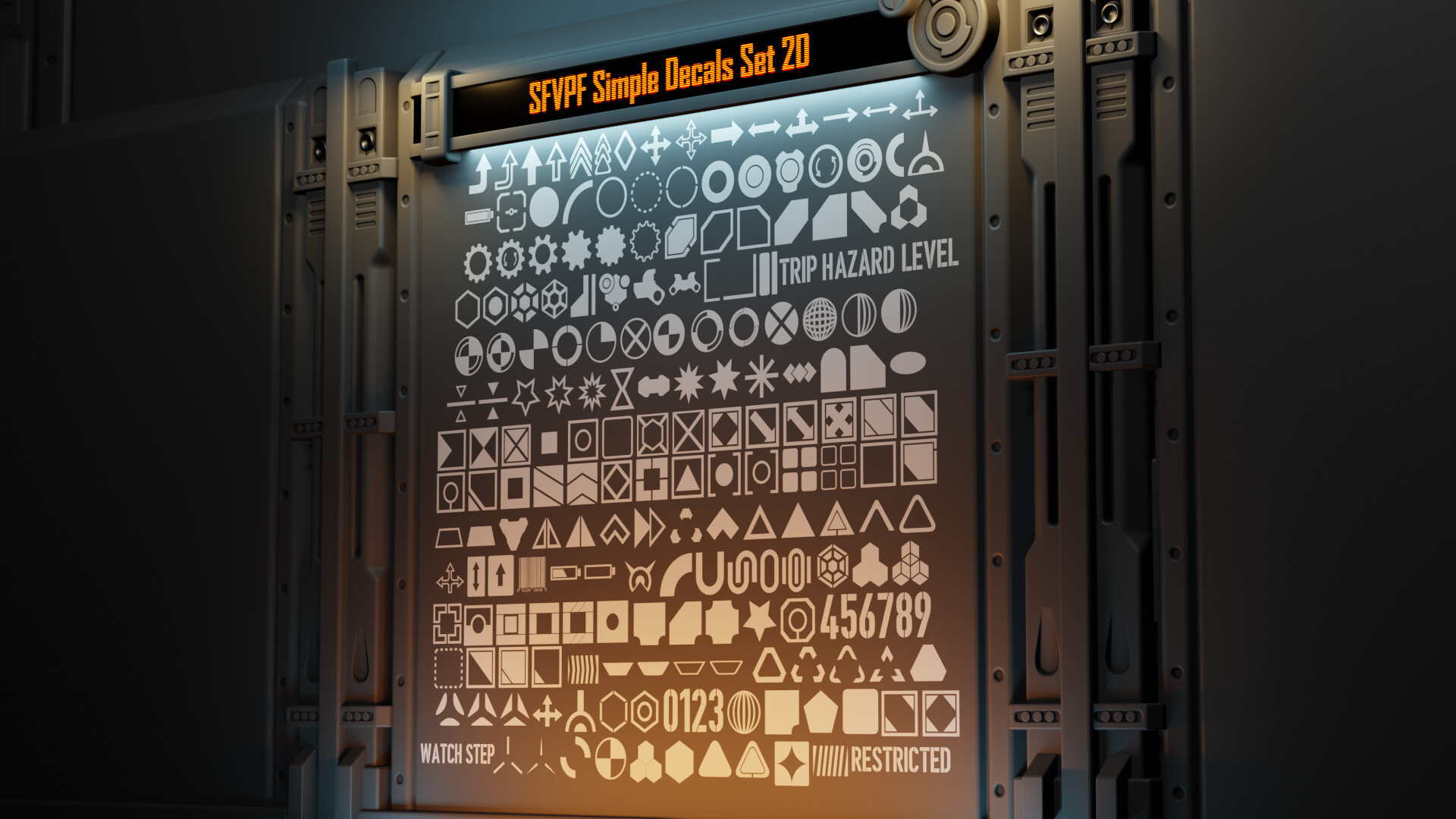 ArtStation - Simple Decals Set 2D & 3D