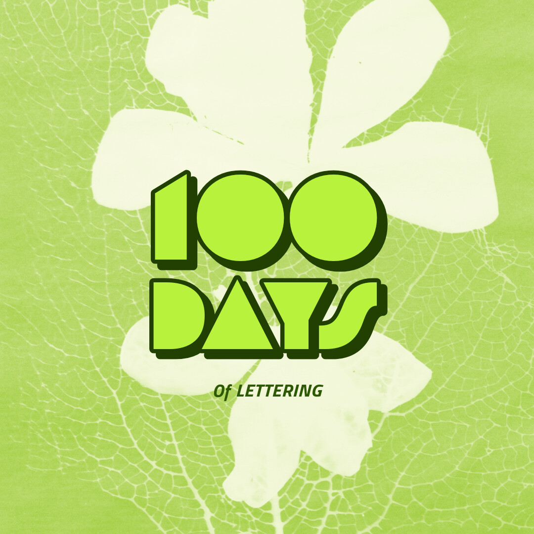 ArtStation - 100 Days of Lettering