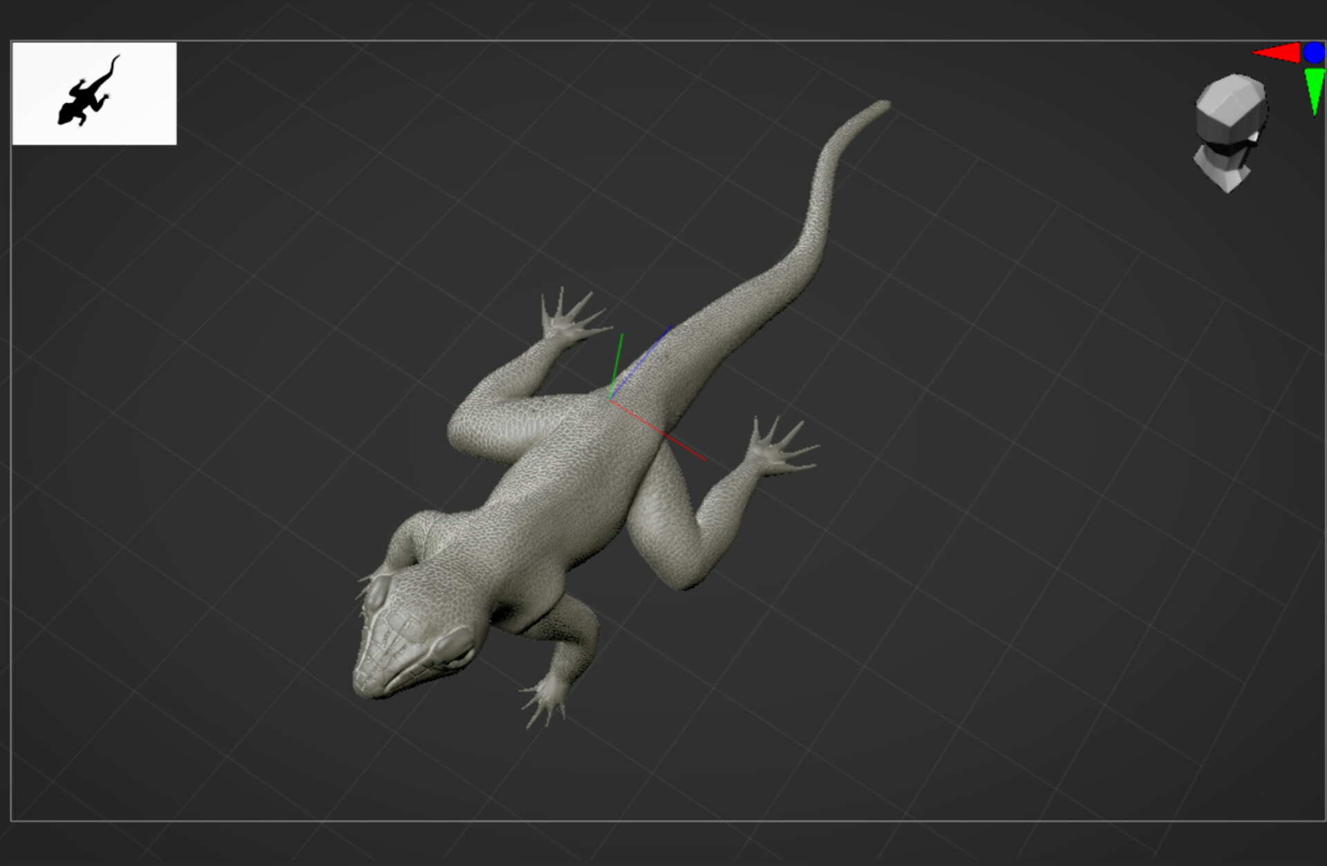 ArtStation - lizard zbrush model