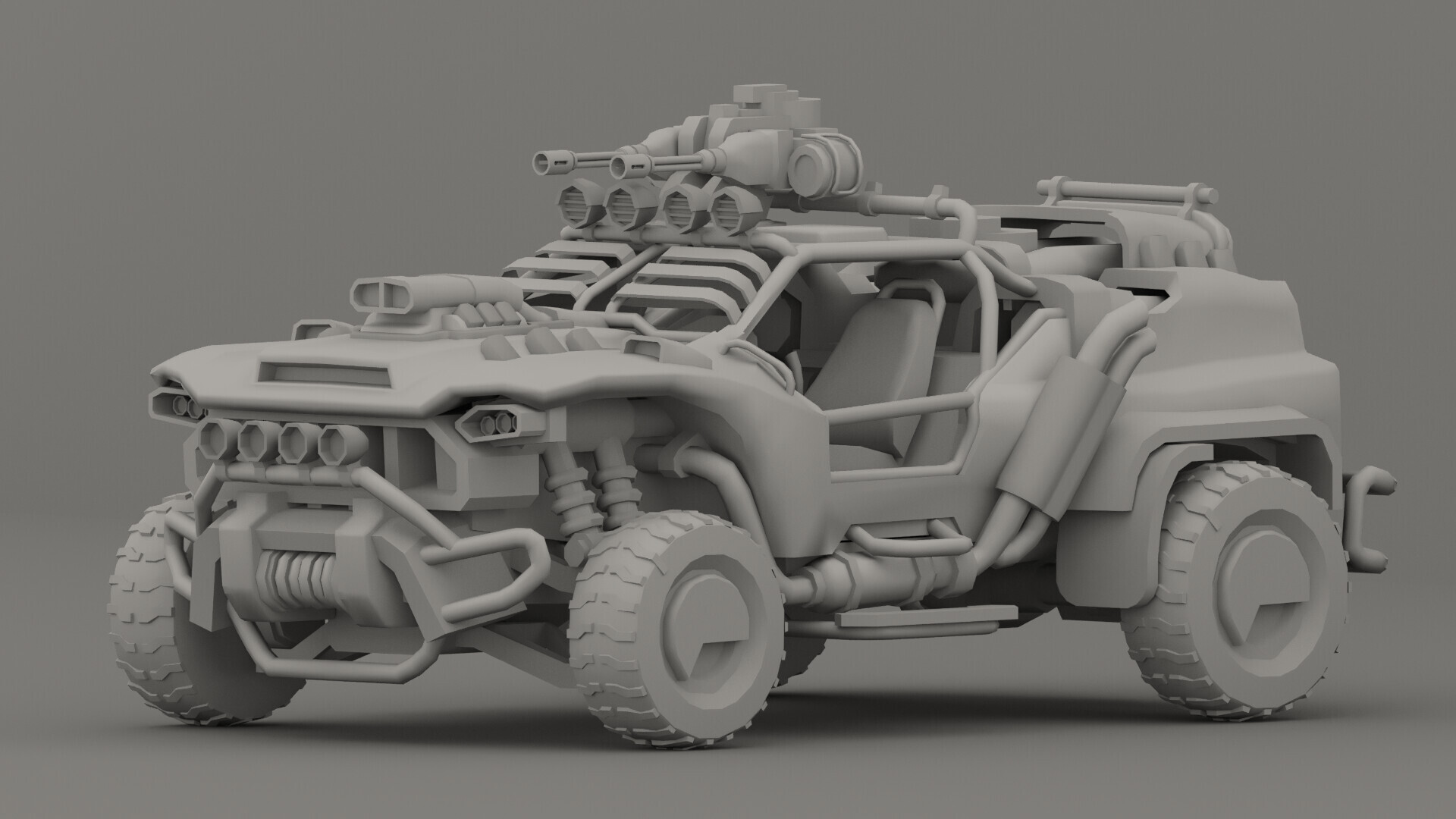 ArtStation - Postapocalyptic Buggy