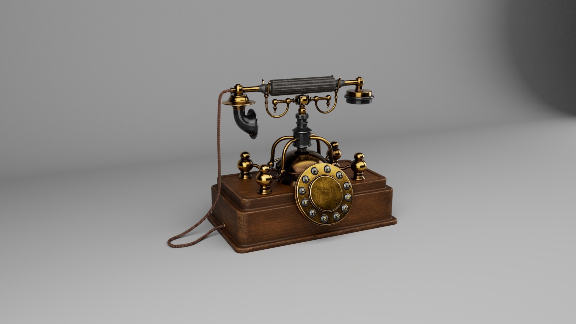 ArtStation - Vintage Victorian Telephone
