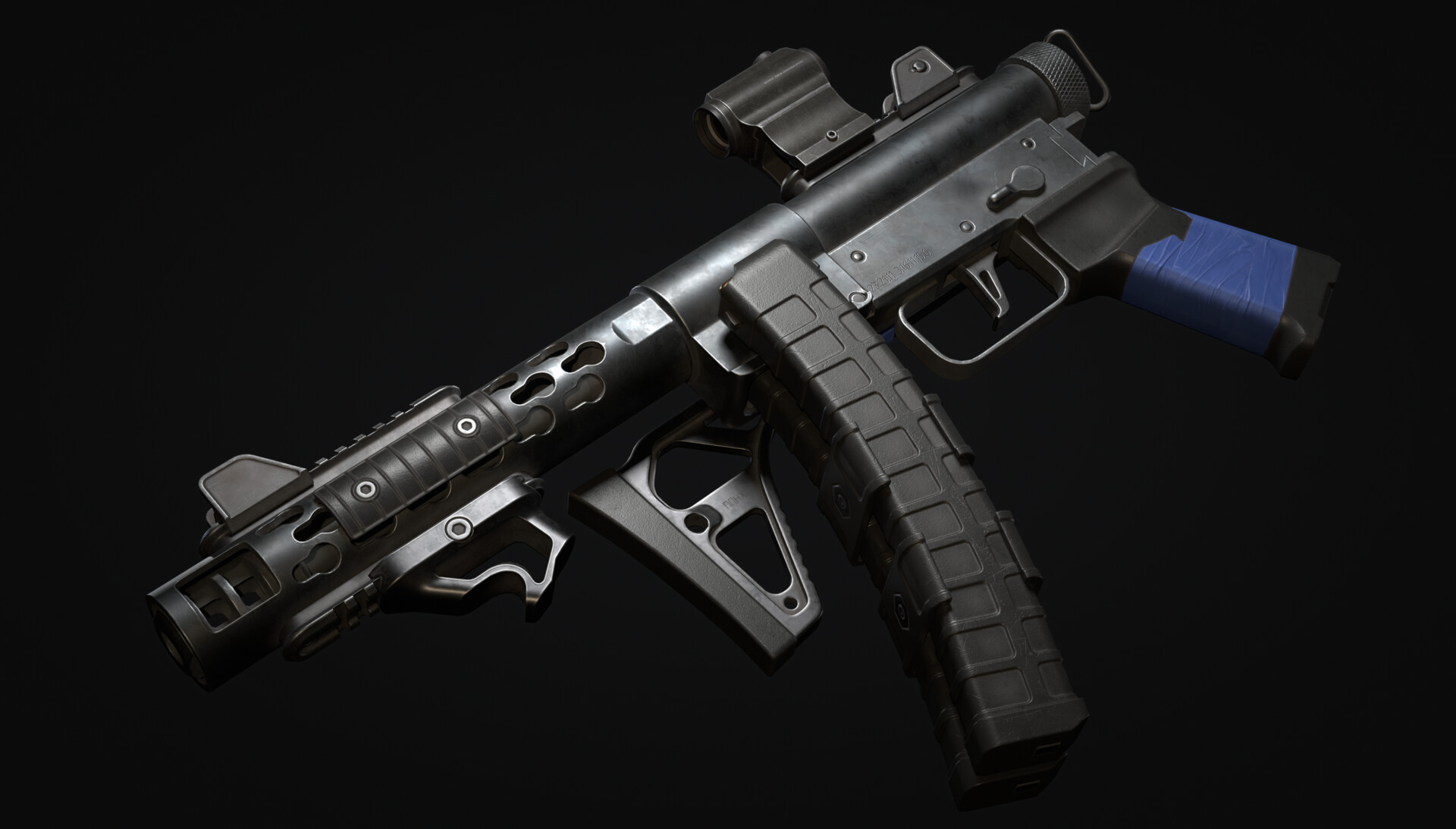 ArtStation - PPD Degtyarev submachine gun