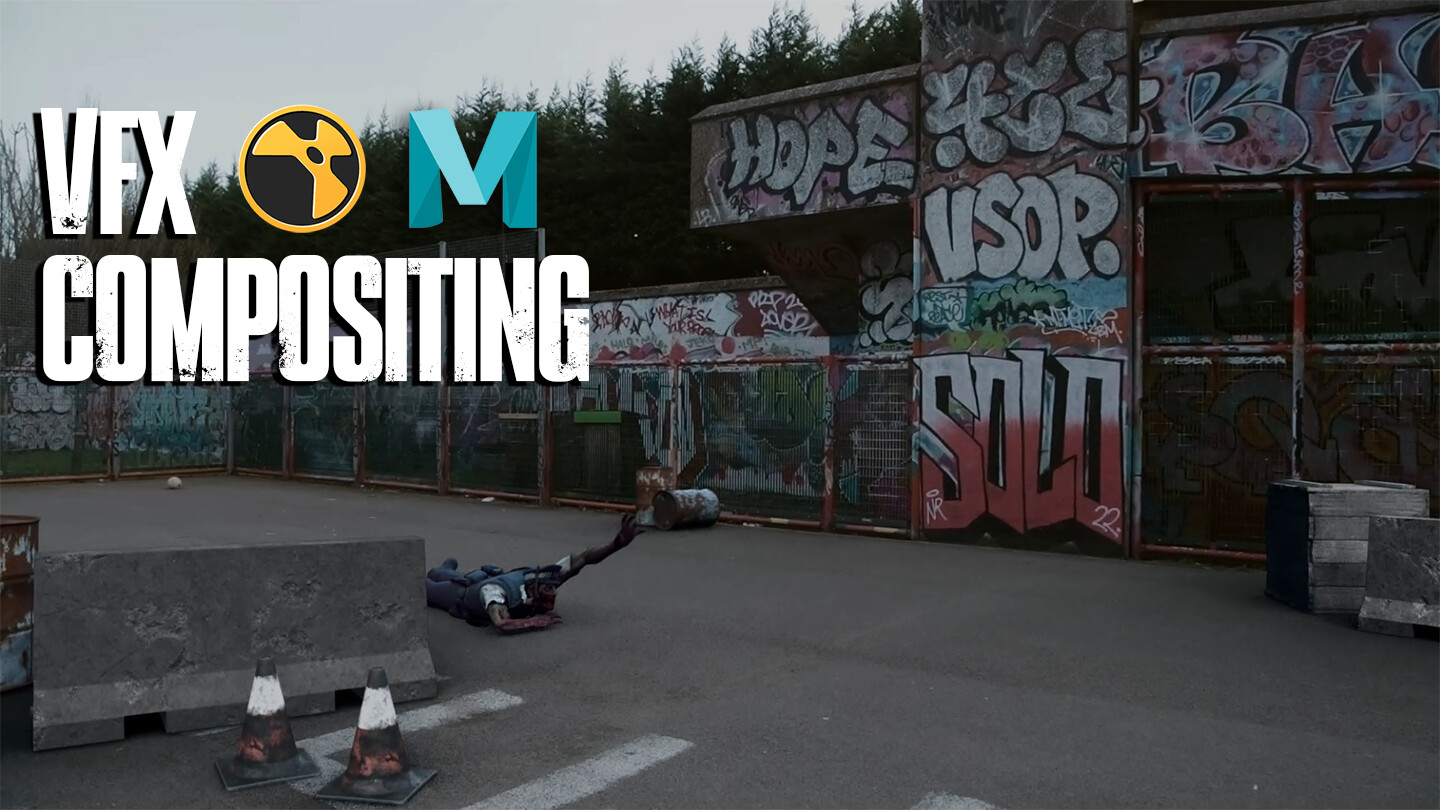 ArtStation - Nuke VFX Composting video - Zombie Apocalypse