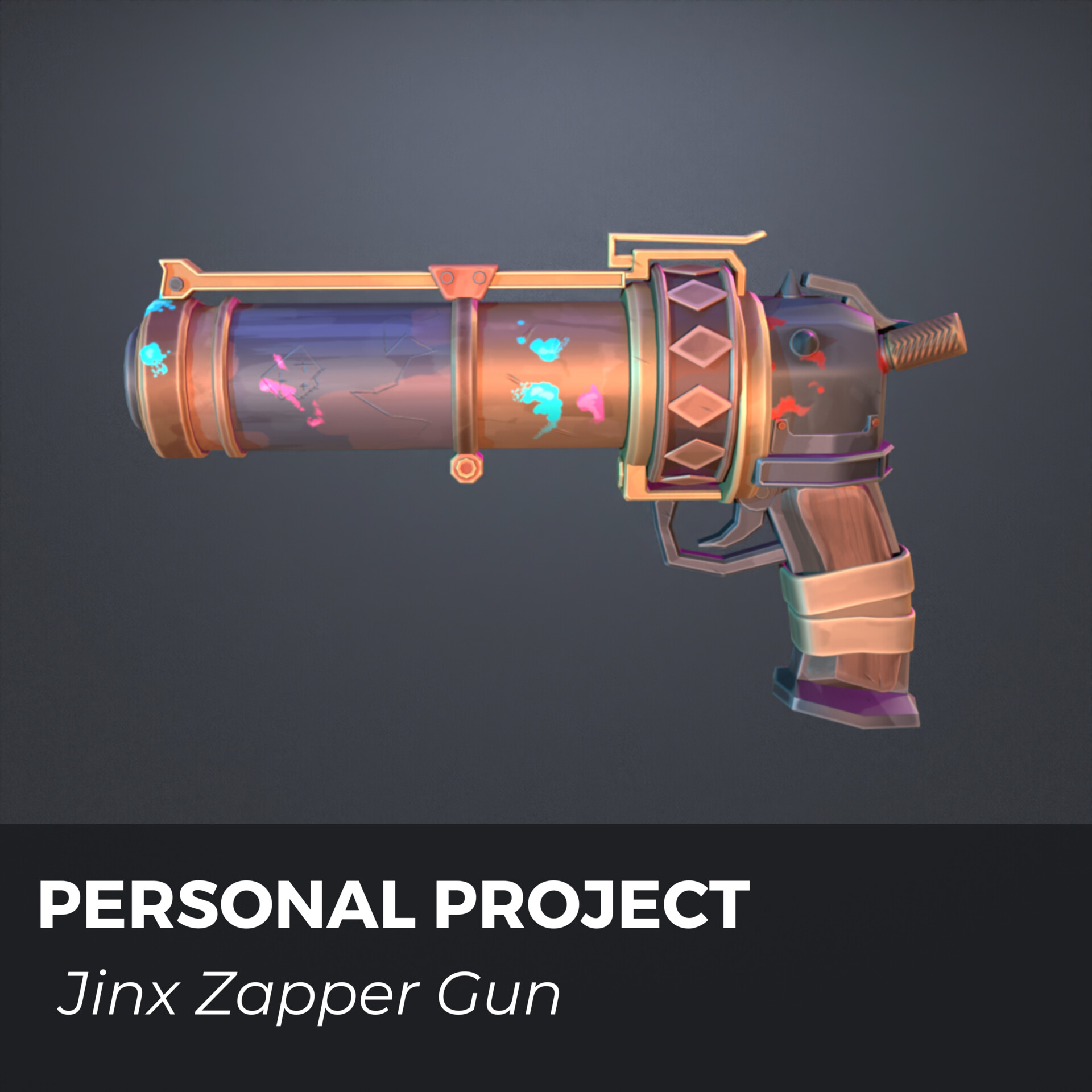 ArtStation - Jinx Zapper from Arcane (Fanart)