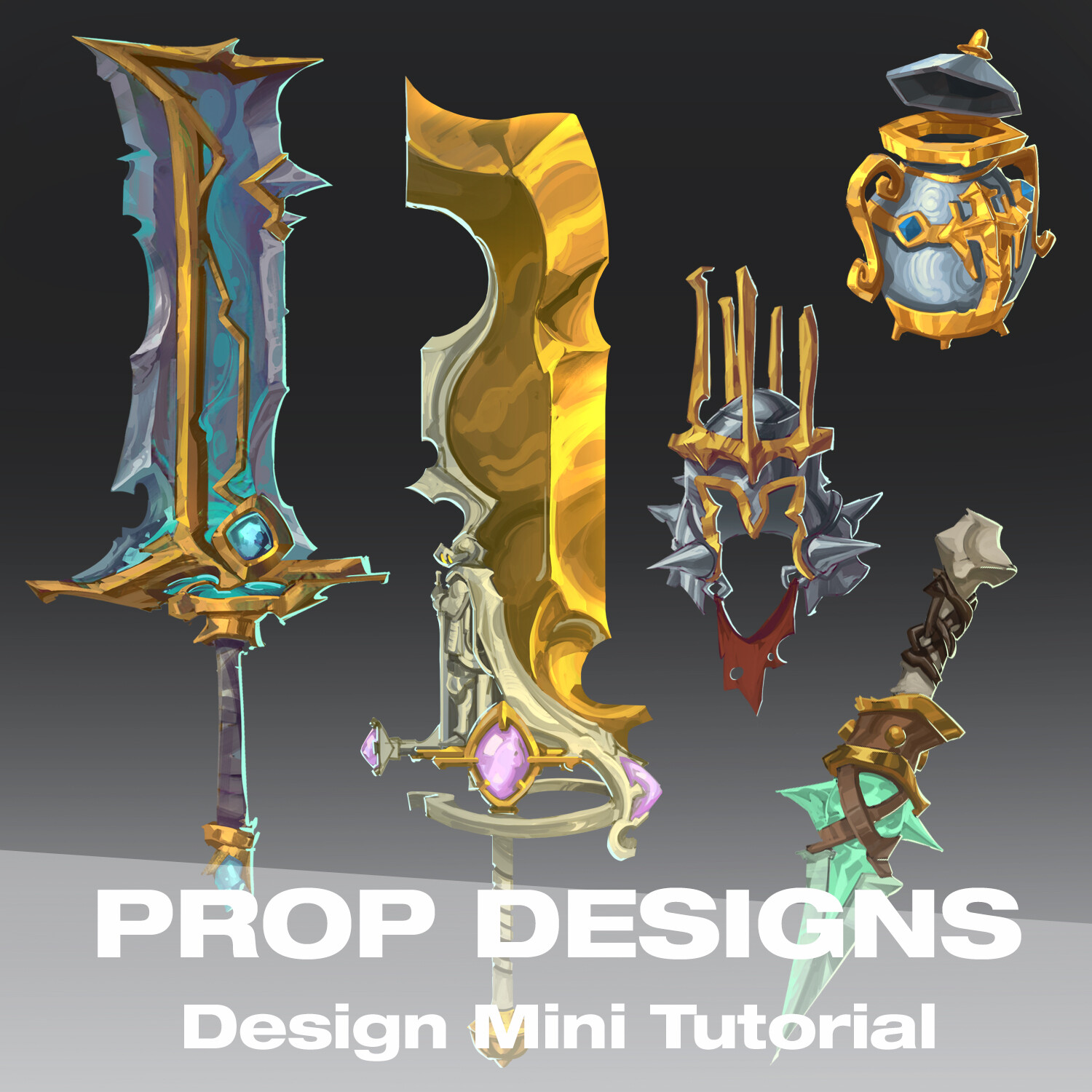 ArtStation - Prop Design - Mini tutorial