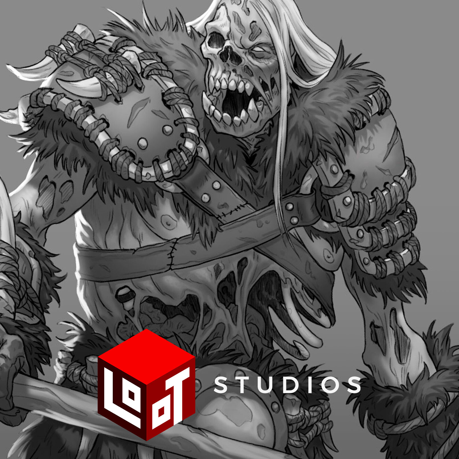 ArtStation - Orc Skeleton - Loot Studios