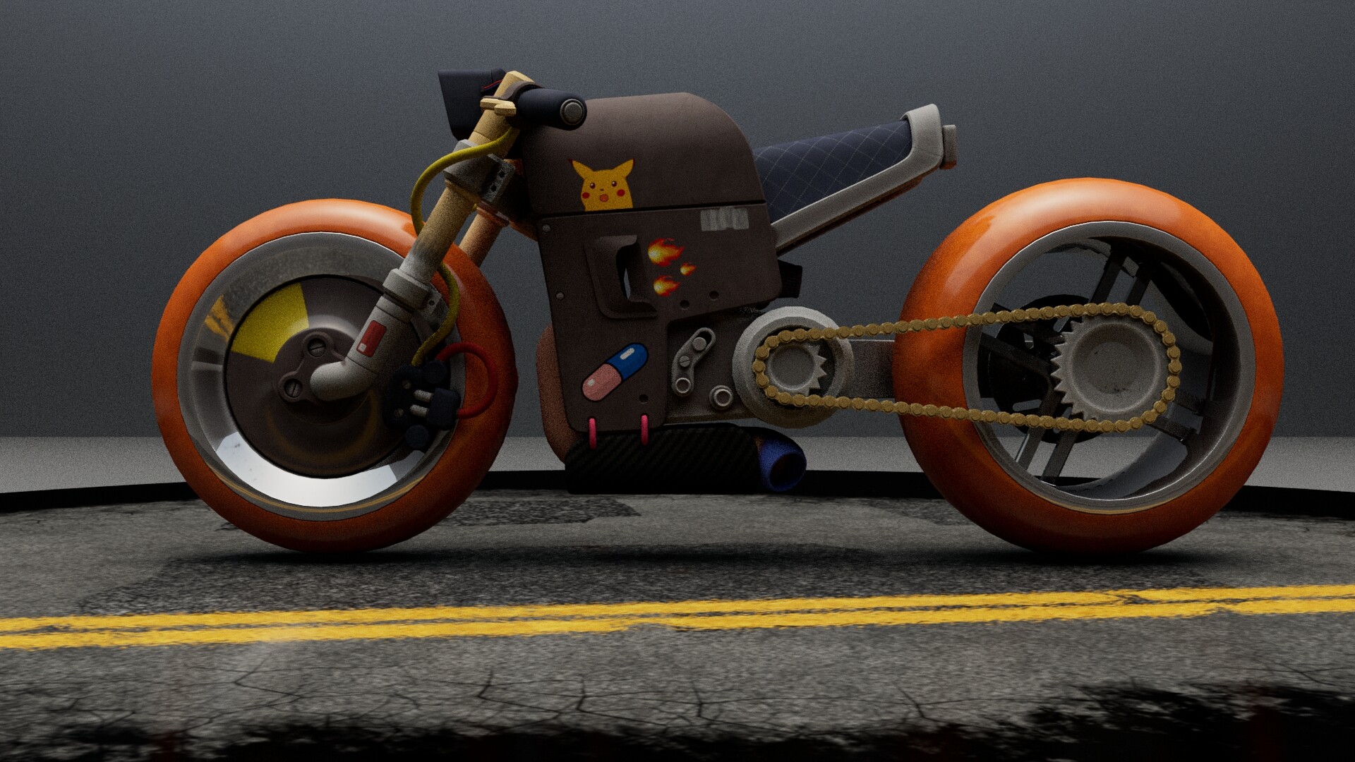 ArtStation - CYBERPUNK BIKE