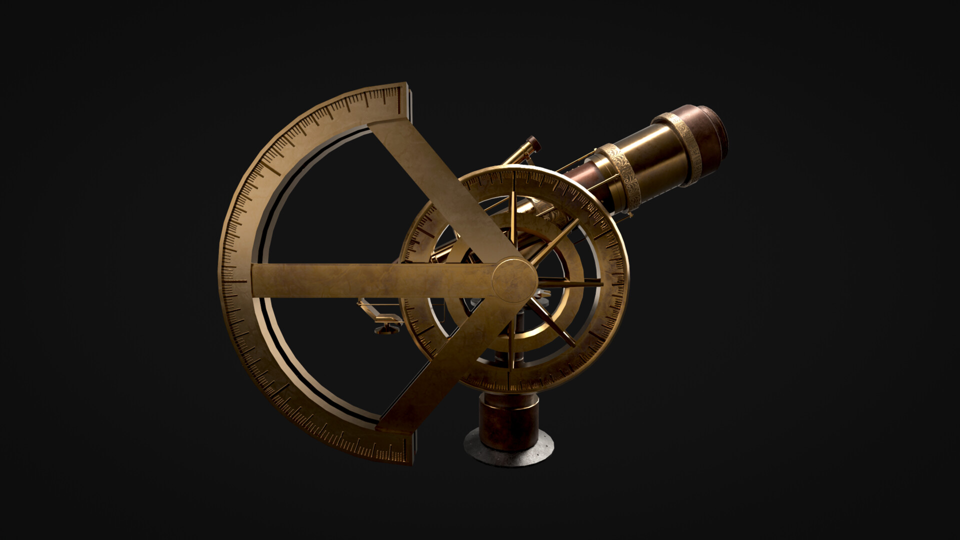 ArtStation - Steampunk Telescope