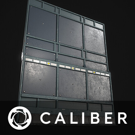 ArtStation - Caliber - PROPS - Modular Cover