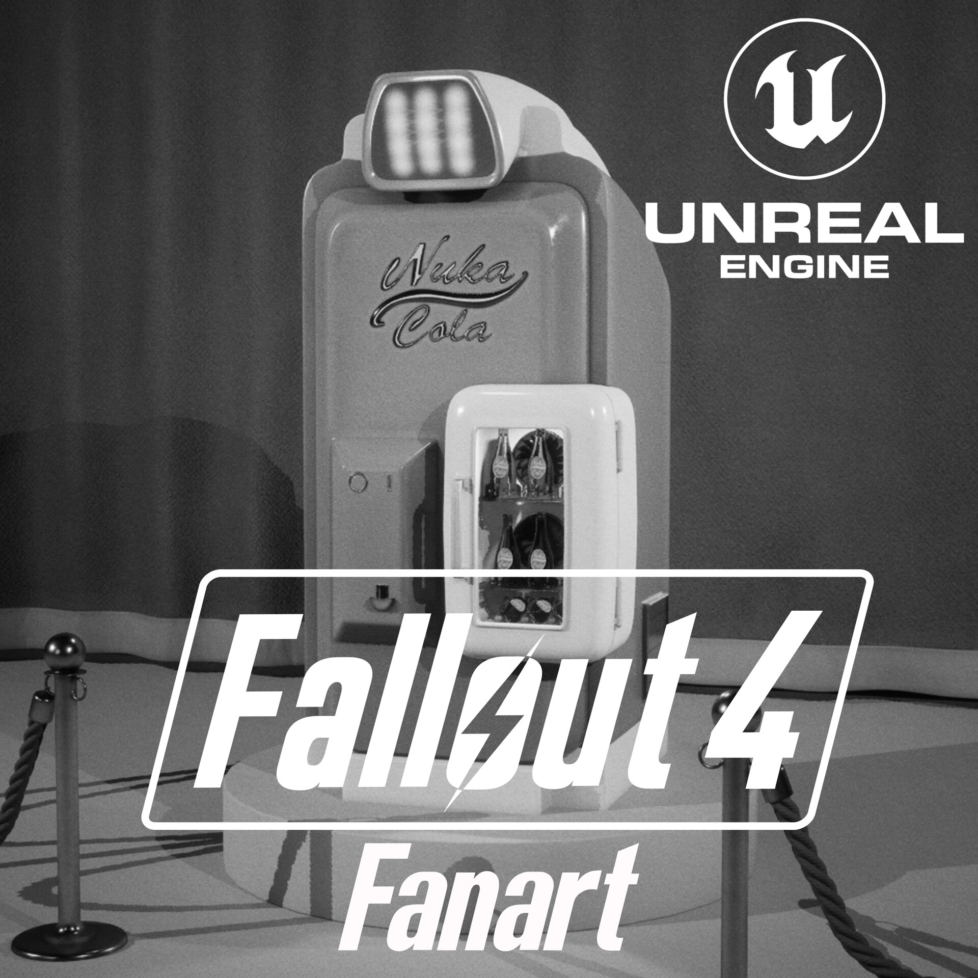 ArtStation - Nuka Cola Vending Machine TV Advertisement - Fallout 4 Fanart