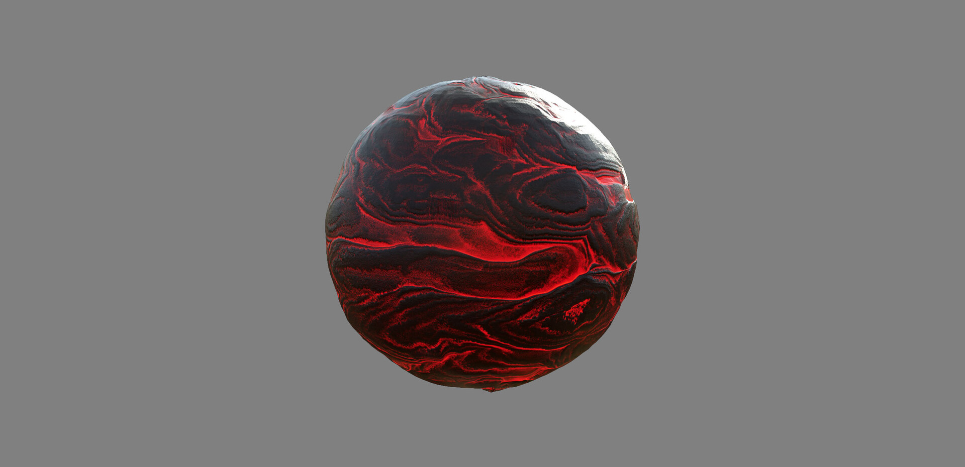 ArtStation - Lava Procedural Texture/Material Practice