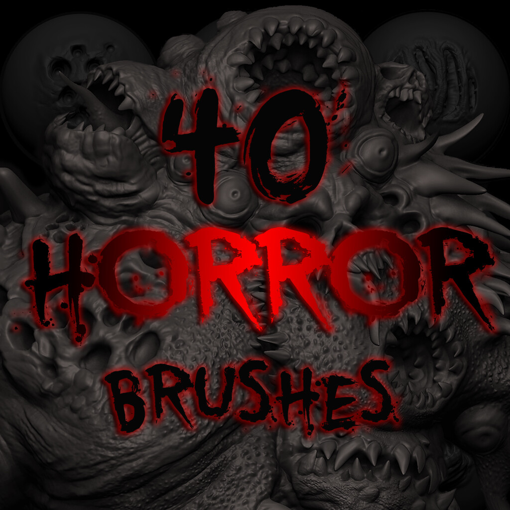 ArtStation - Zbrush - Horror VDM Brush