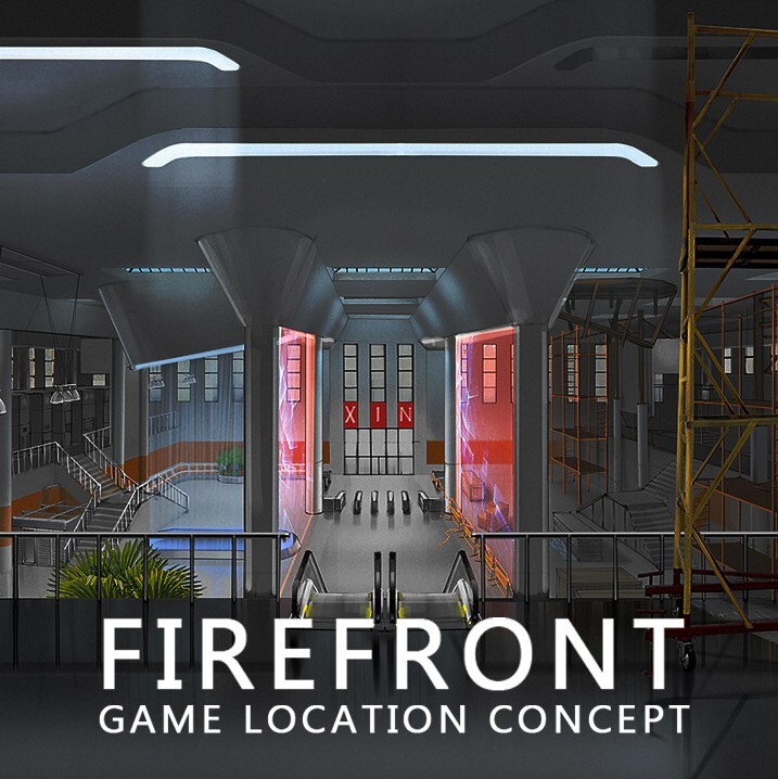 ArtStation - The concept of a gaming interior location