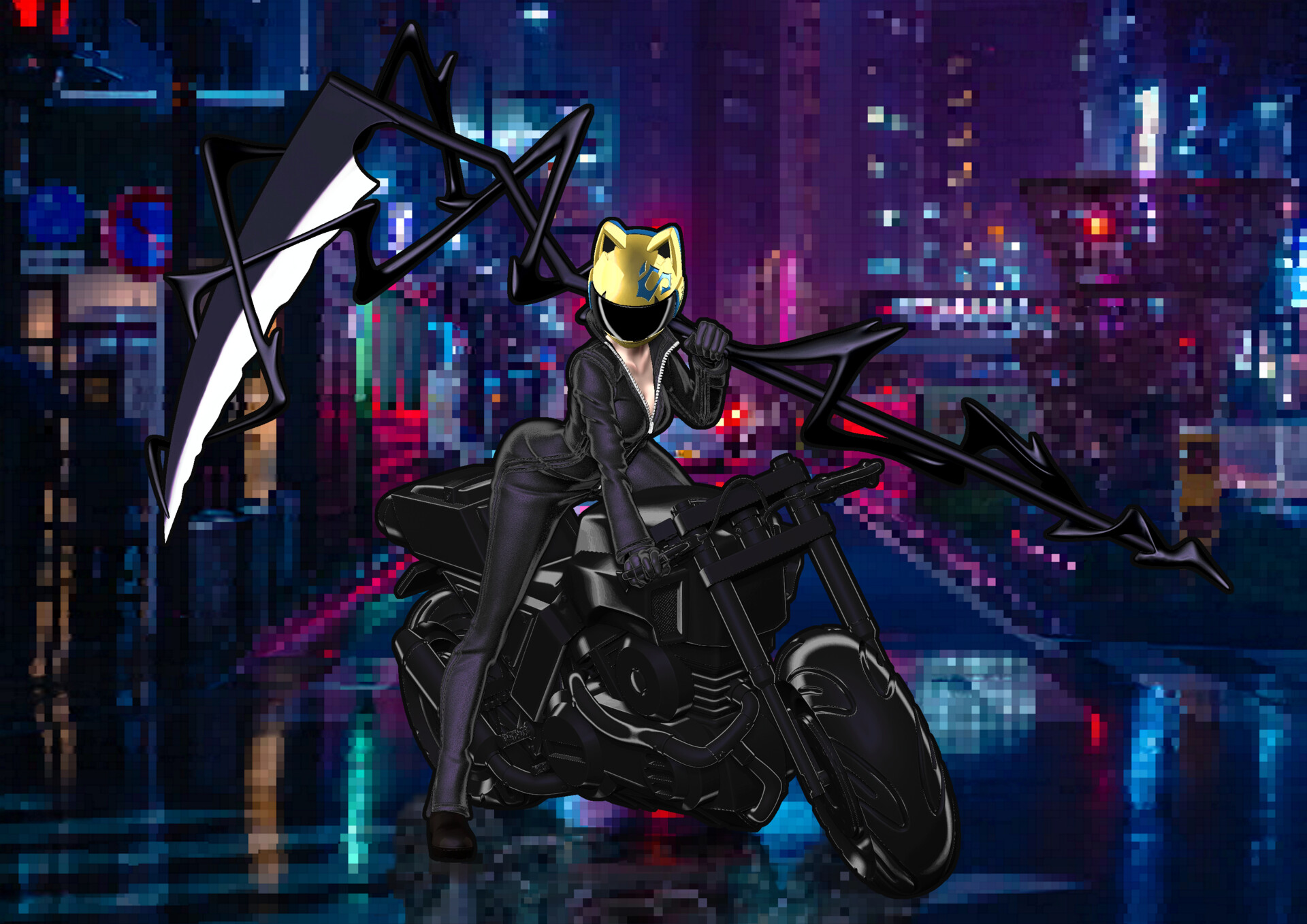 ArtStation - Celty (Fan Sculpt)