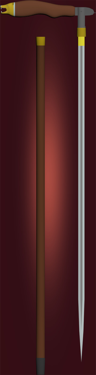 ArtStation - Bear cane sword