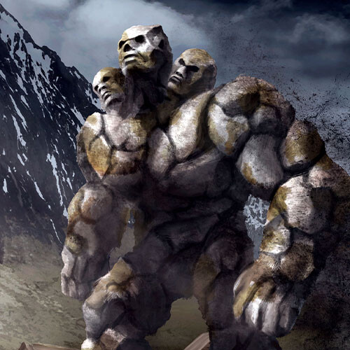 ArtStation - Rock and Clay Golems - concept art.