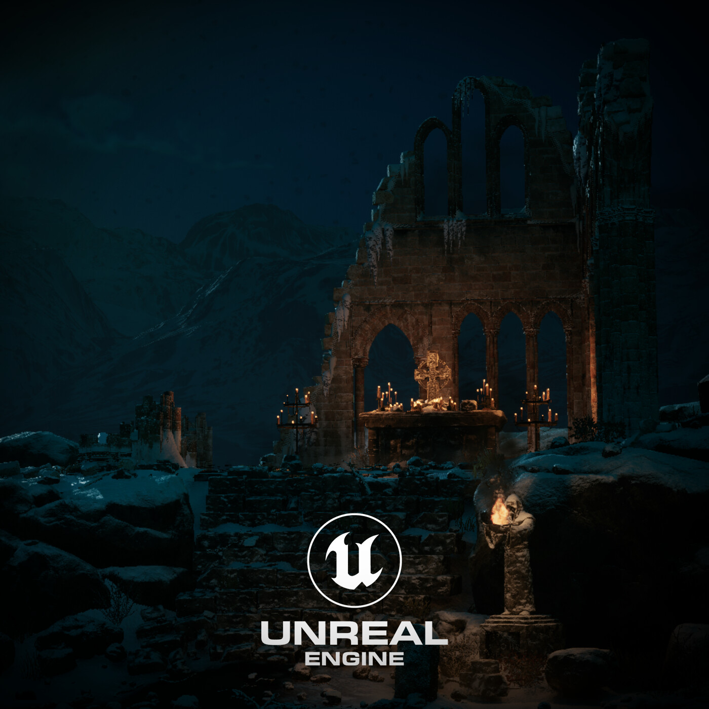 ArtStation - UE5 Relighting Study| Gothic Temple