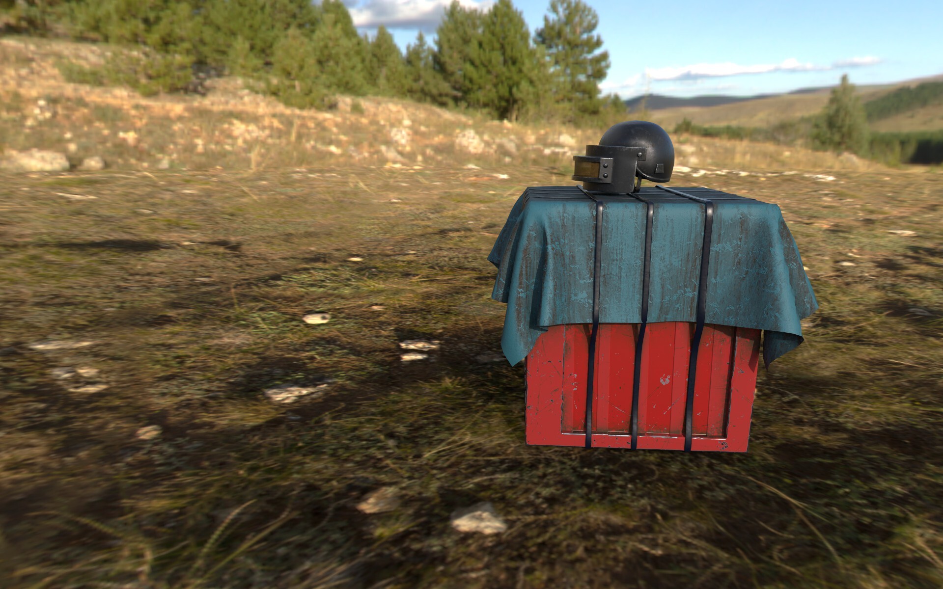 ArtStation - pubg game props