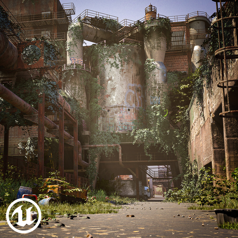 ArtStation - Abandoned Factory