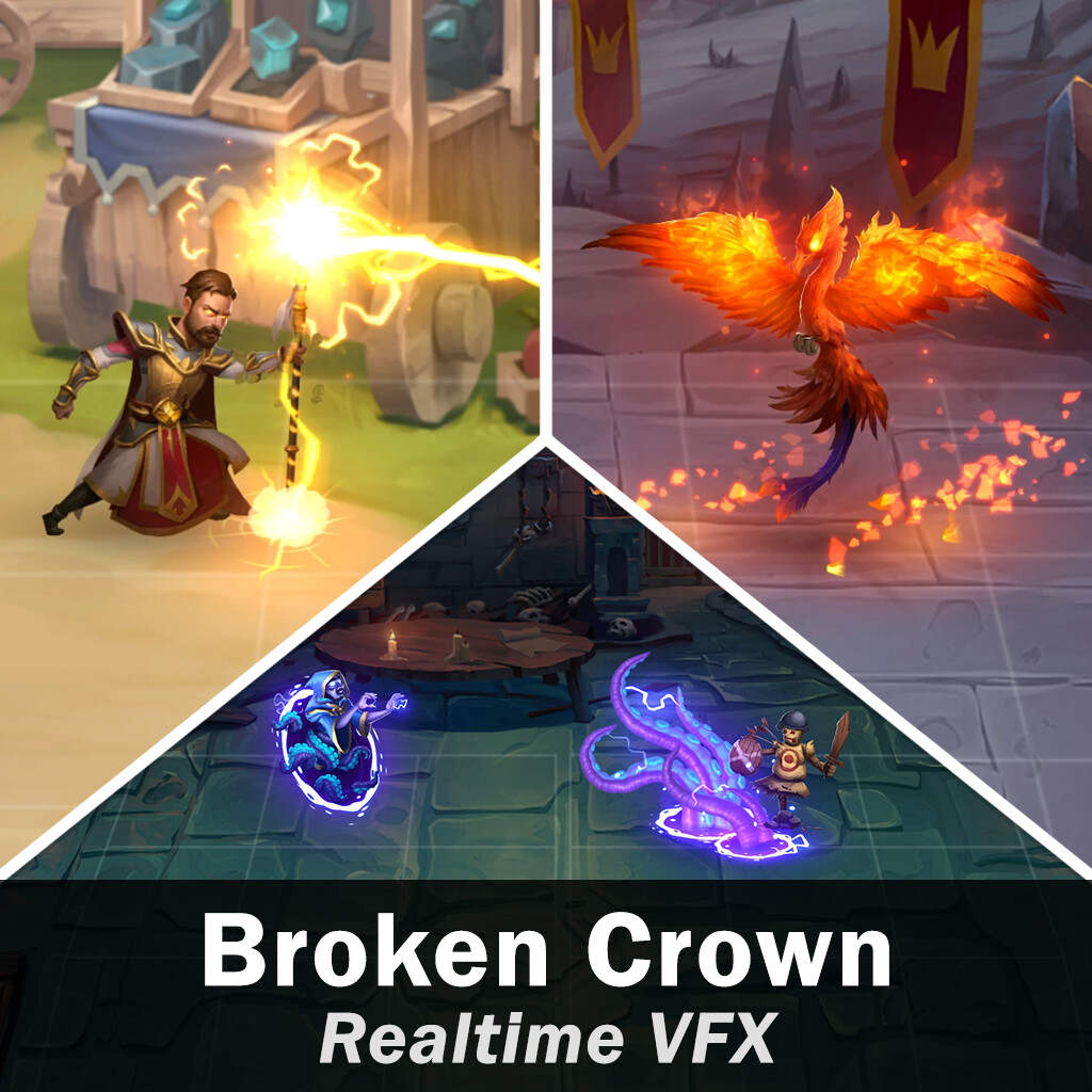 ArtStation - Broken Crown Realtime VFX