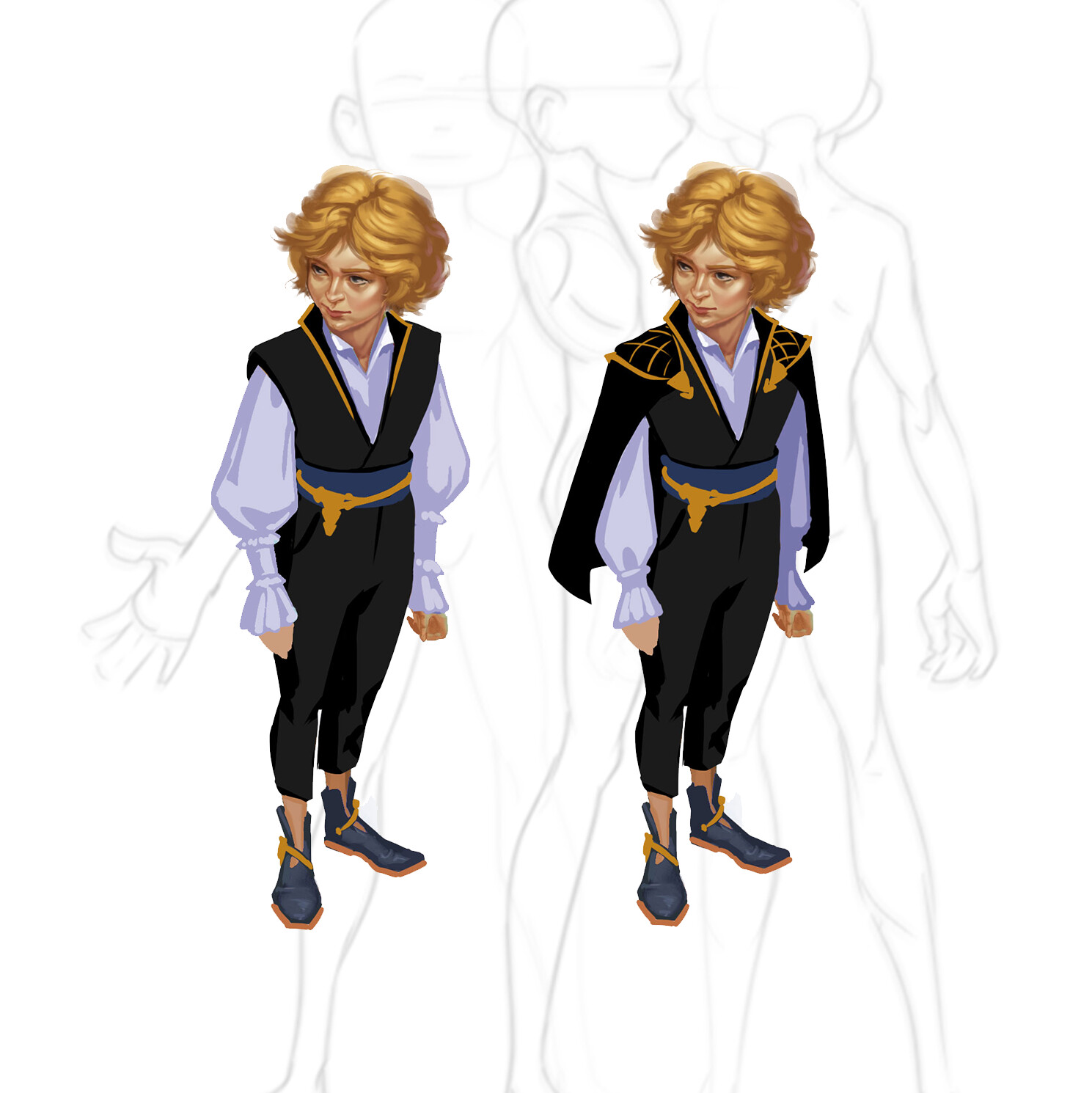 ArtStation - Characters for the Mansion Story game