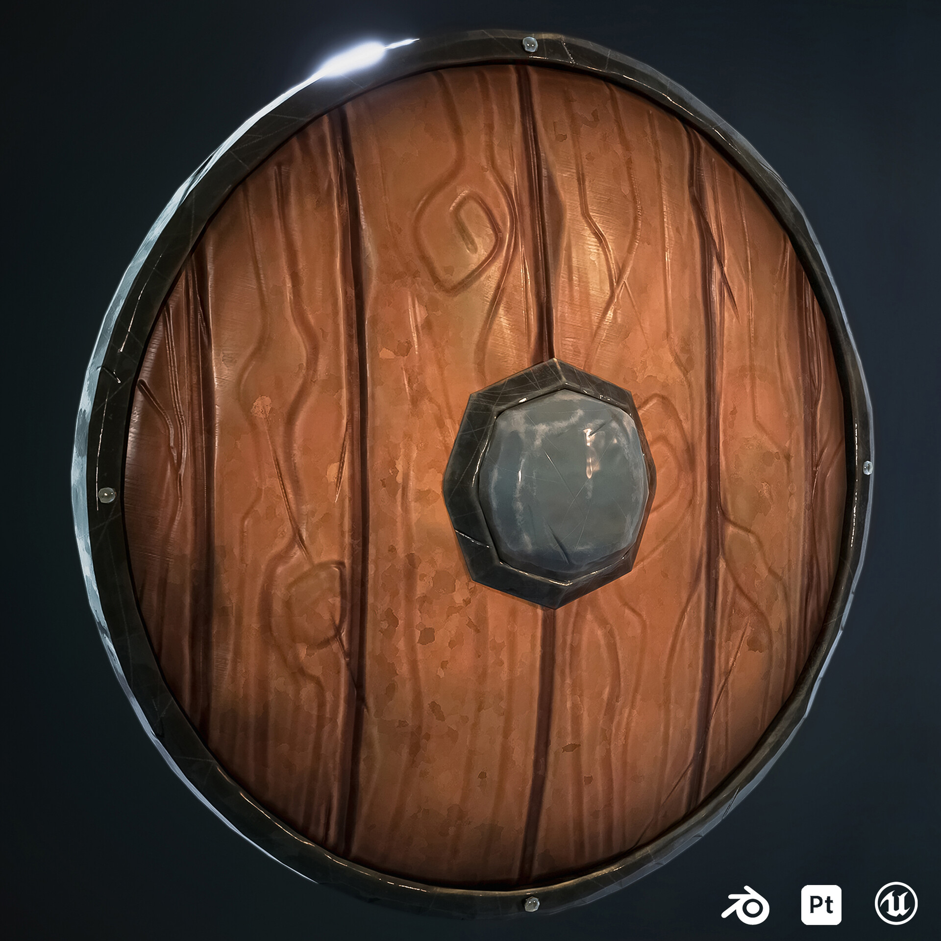 ArtStation - 3D Shield Prop