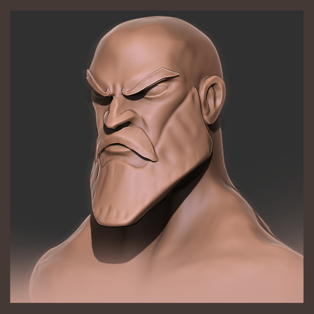 ArtStation - Kratos Sculpting