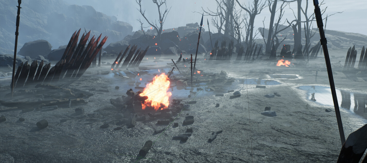 ArtStation - Battle field environmental VFX