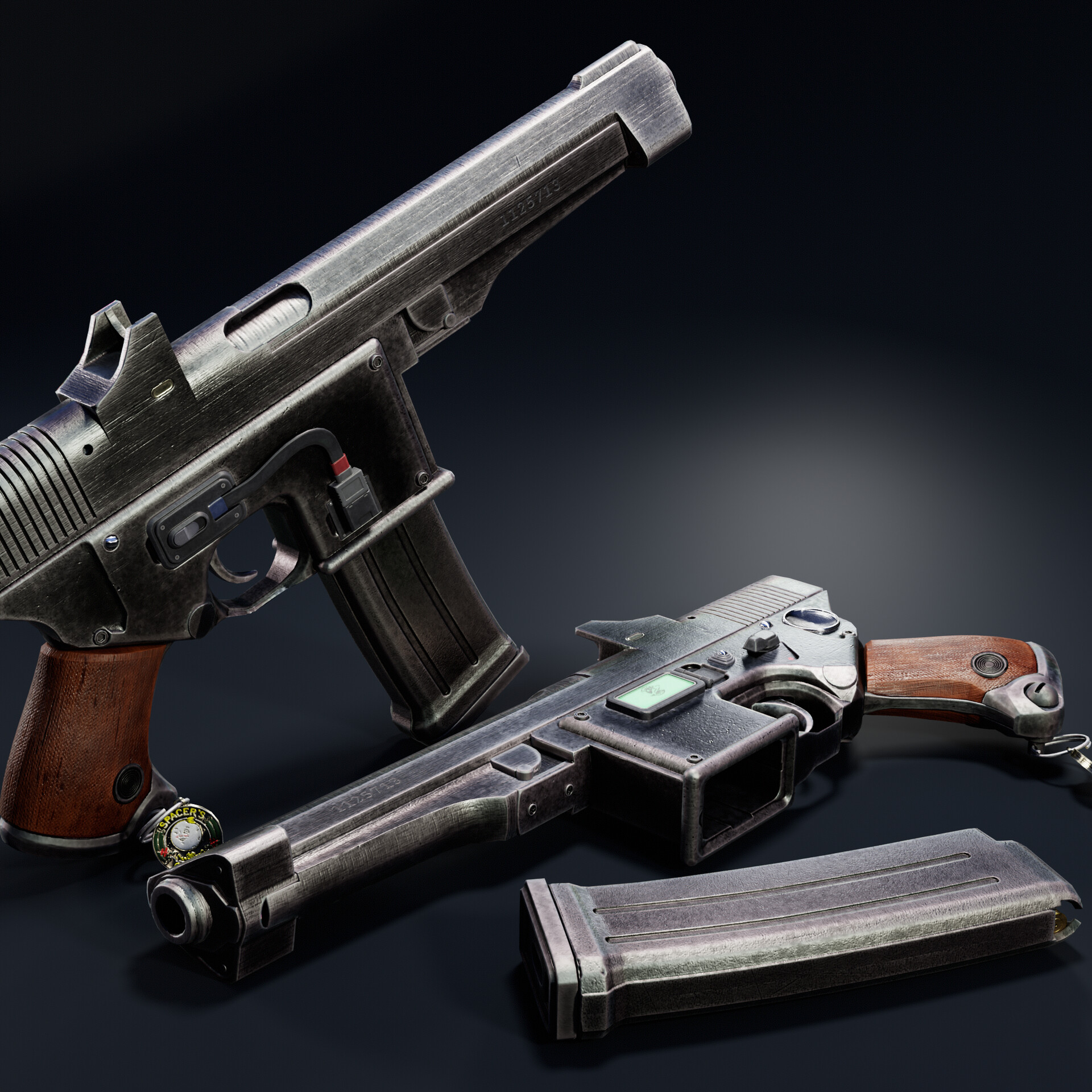 ArtStation - Hero Prop / Hard Surface - Weapon Asset