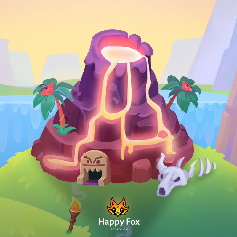 ArtStation - Game Assets - Volcano