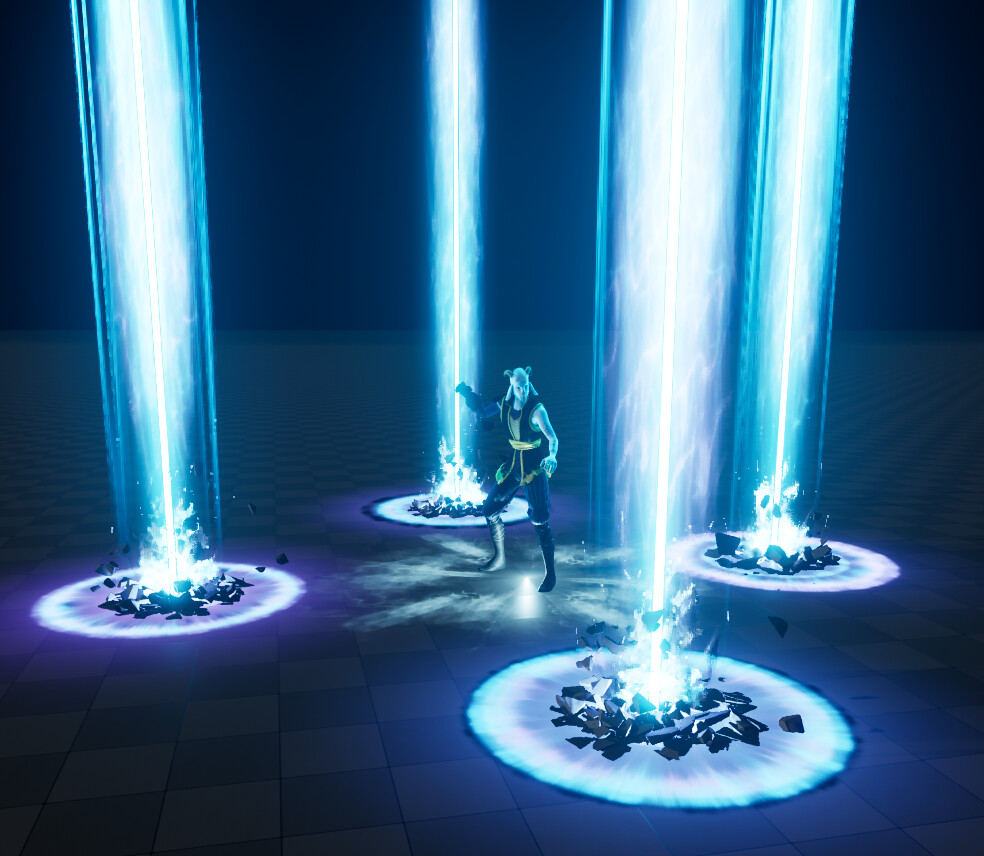 ArtStation - Electric Beam VFX Made in unreal engine 5