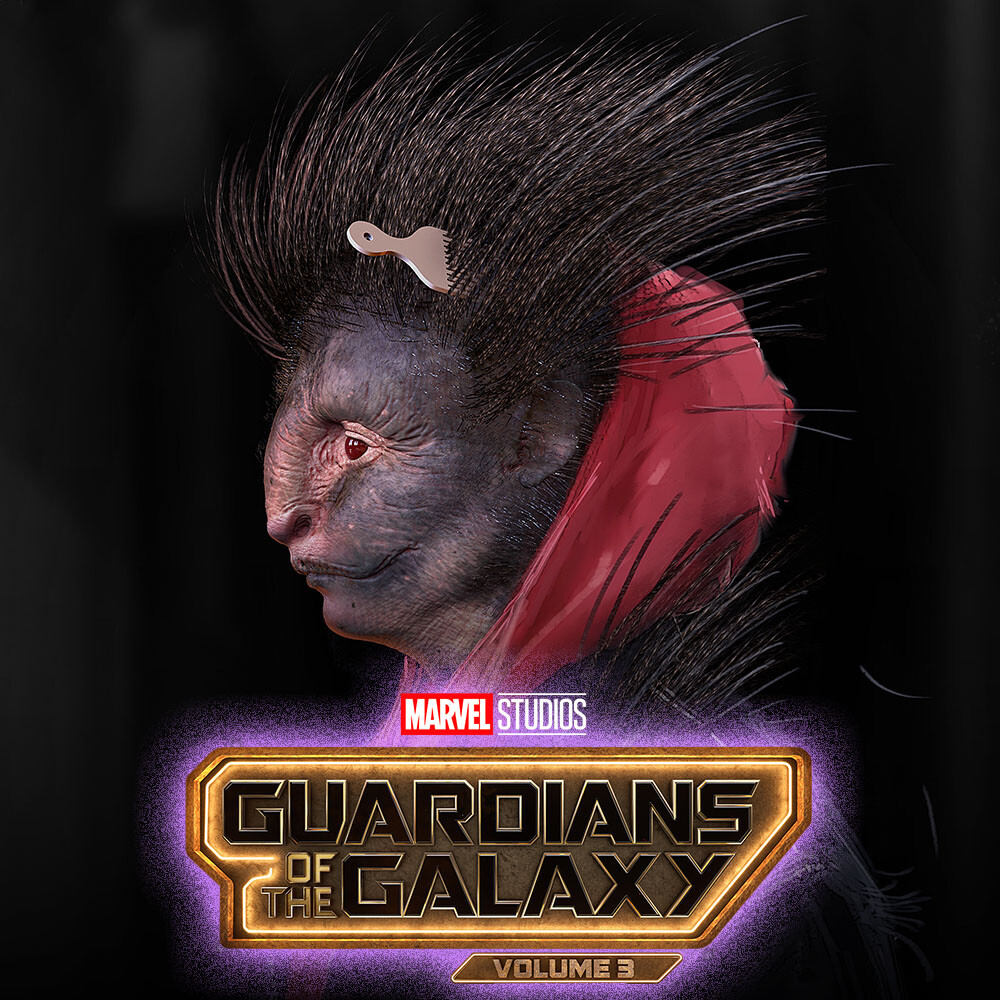 ArtStation - GOTG : Vol 3 - Porcupine Humanimal