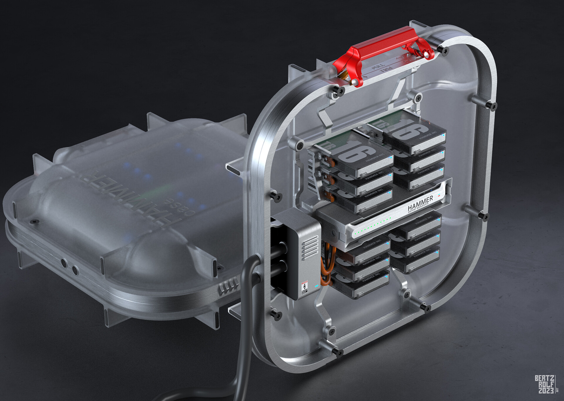 ArtStation - Portable Server Rack