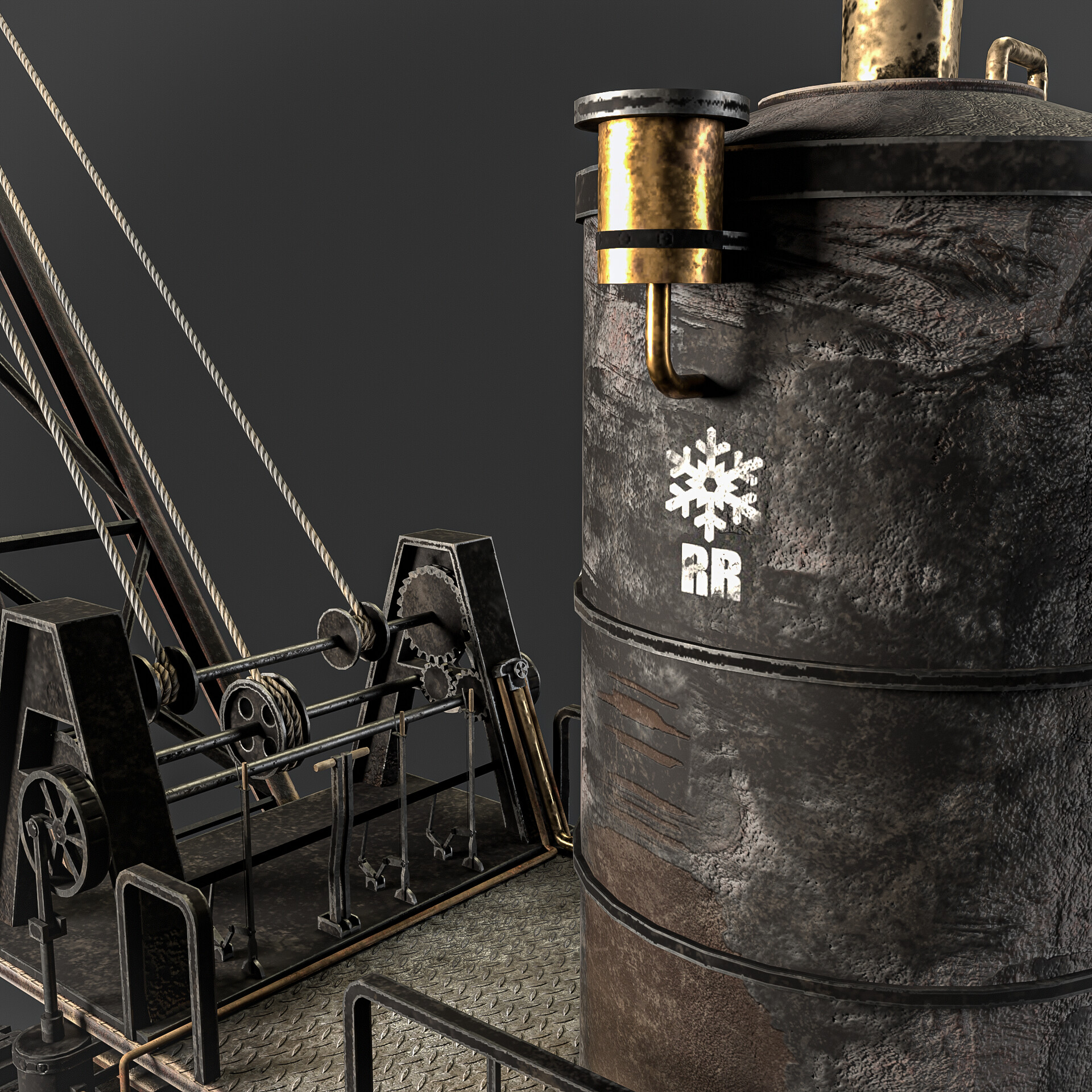 ArtStation - Steam krane