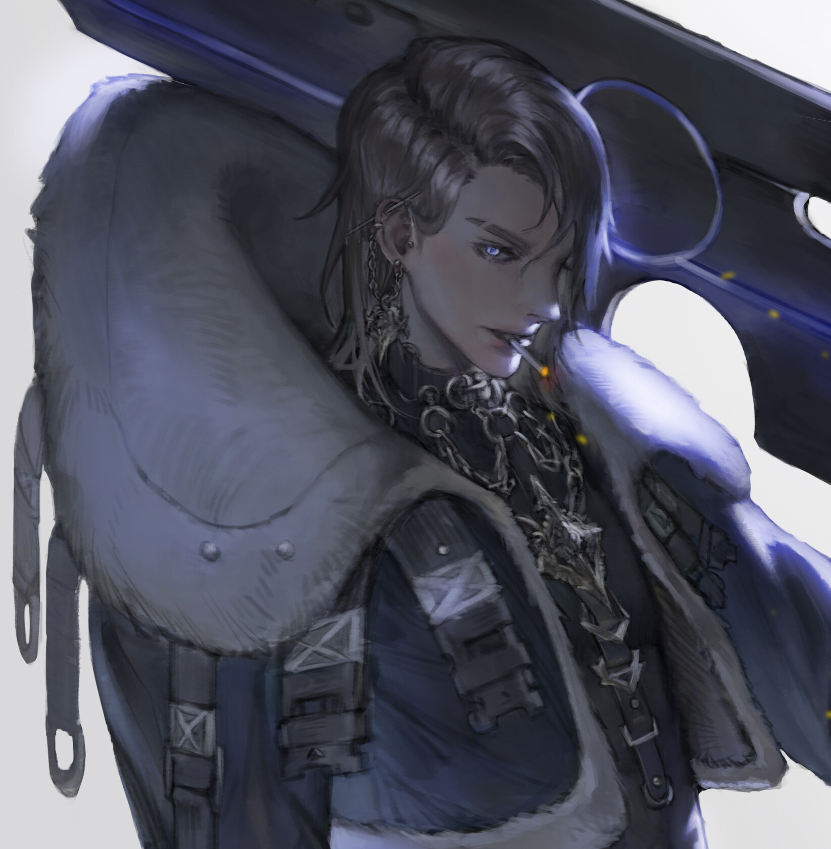 ArtStation - sf two-handed sword