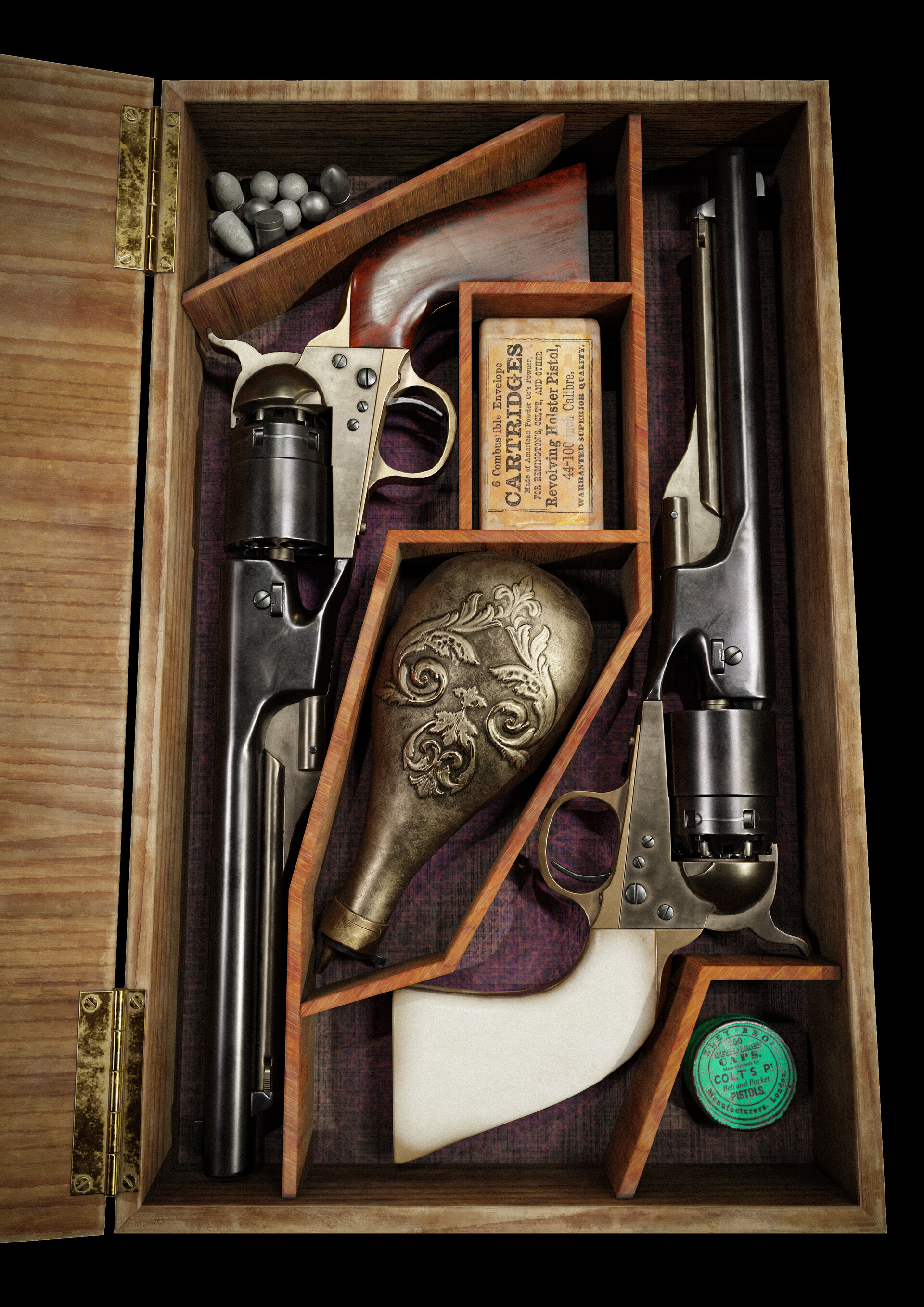 ArtStation - colt 1860 set