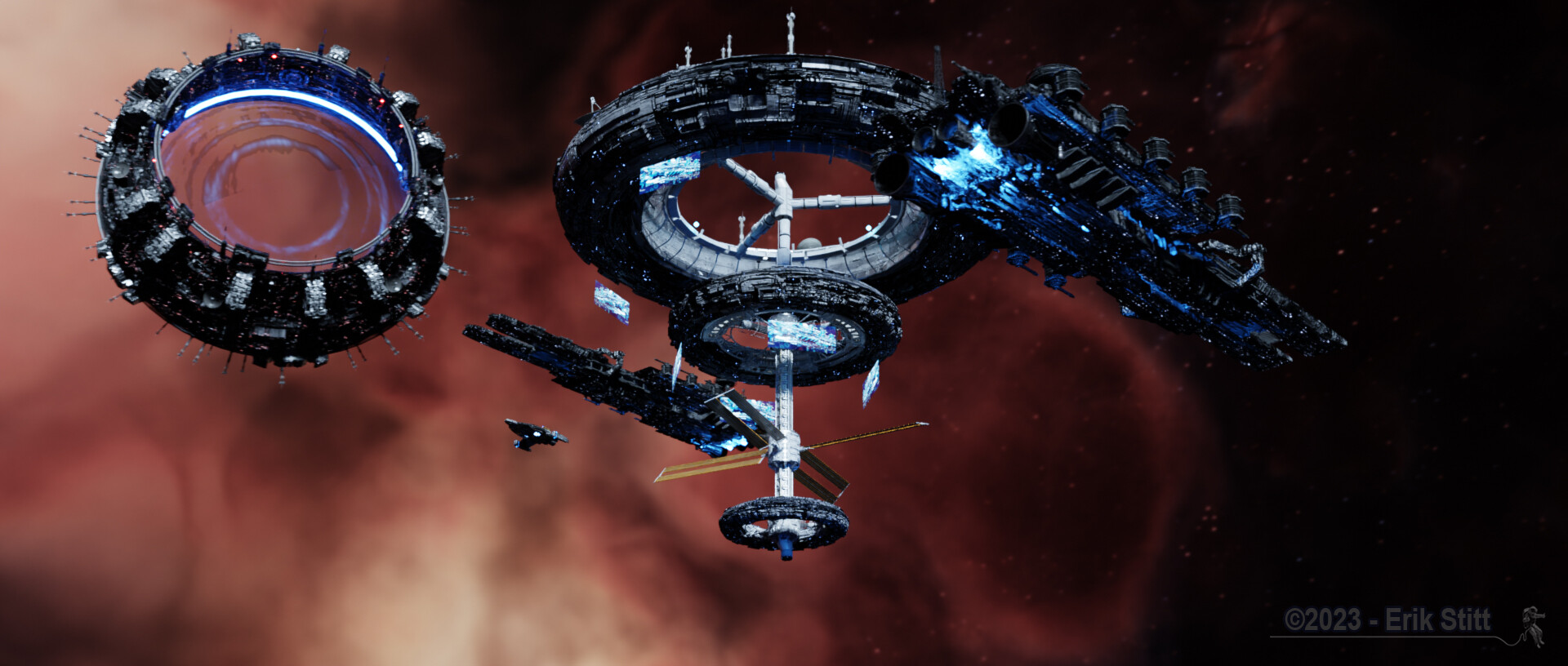 ArtStation - Space Station Orbit Loop