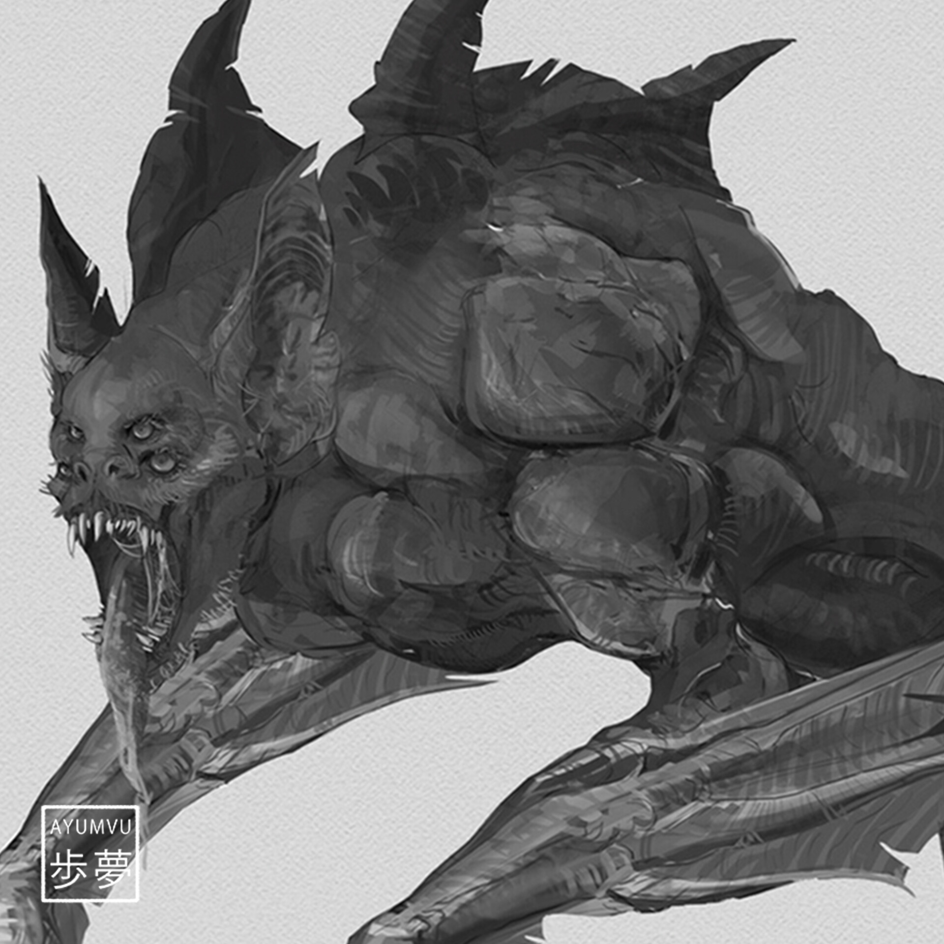 ArtStation - [HELL COLLEGE] CREATURE DESIGN 02