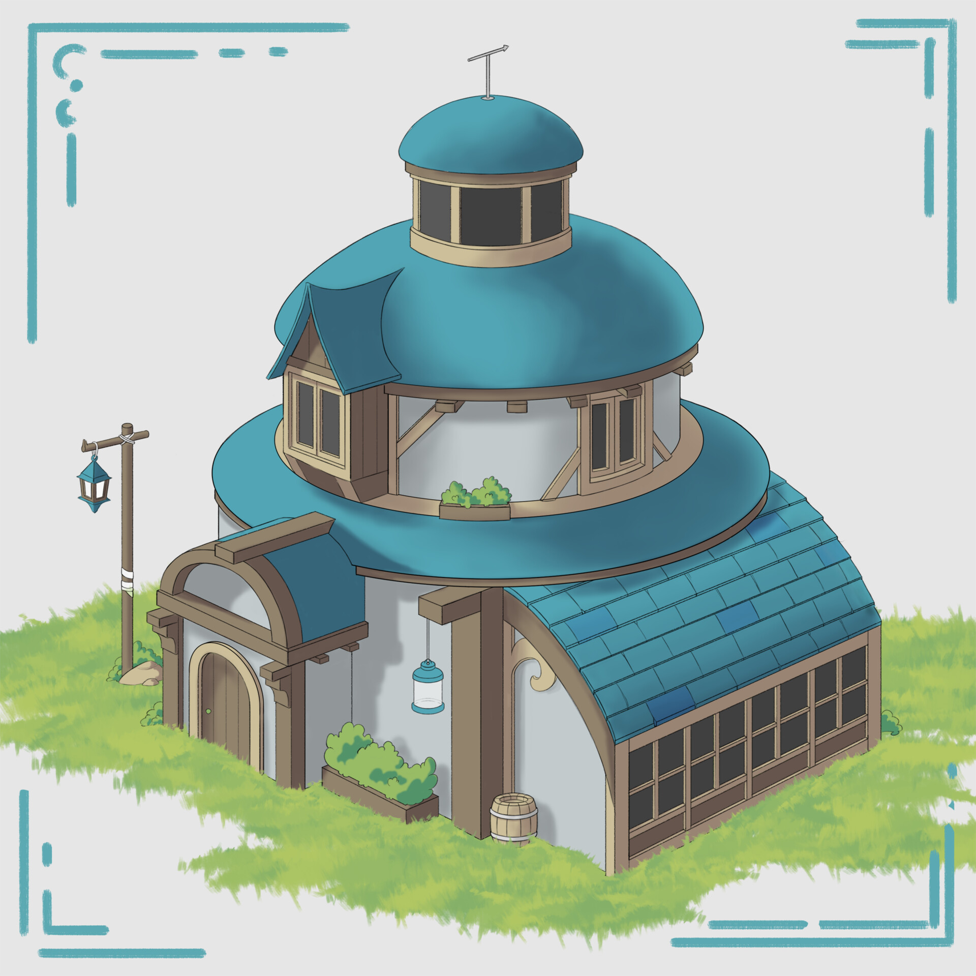 ArtStation - Elven House Design