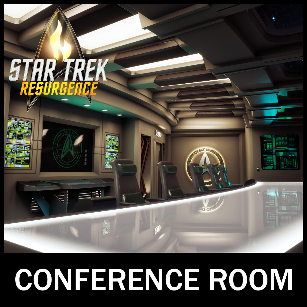 ArtStation - Conference Room - Startrek Resurgence