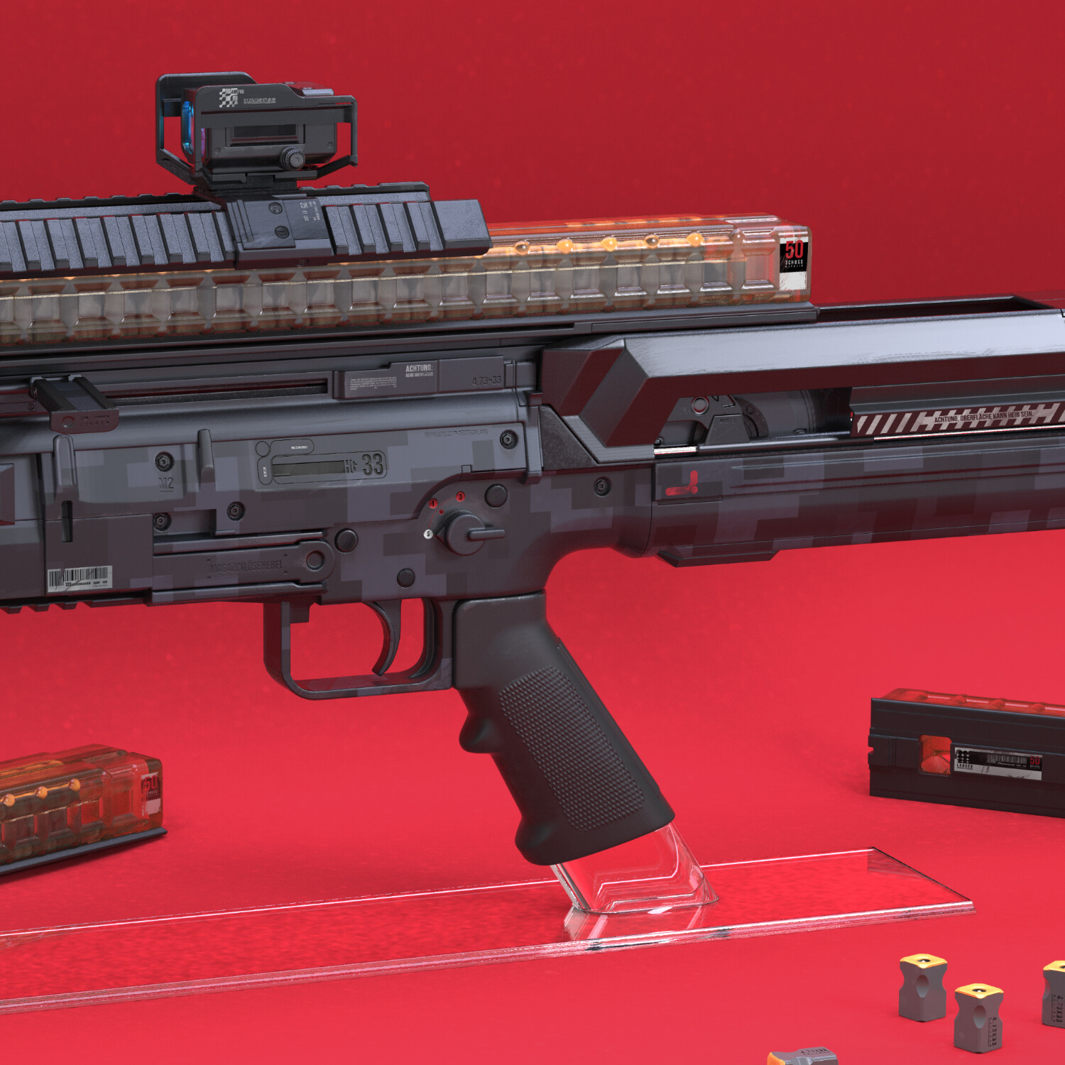 ArtStation - HG33 - Caseless Rifle