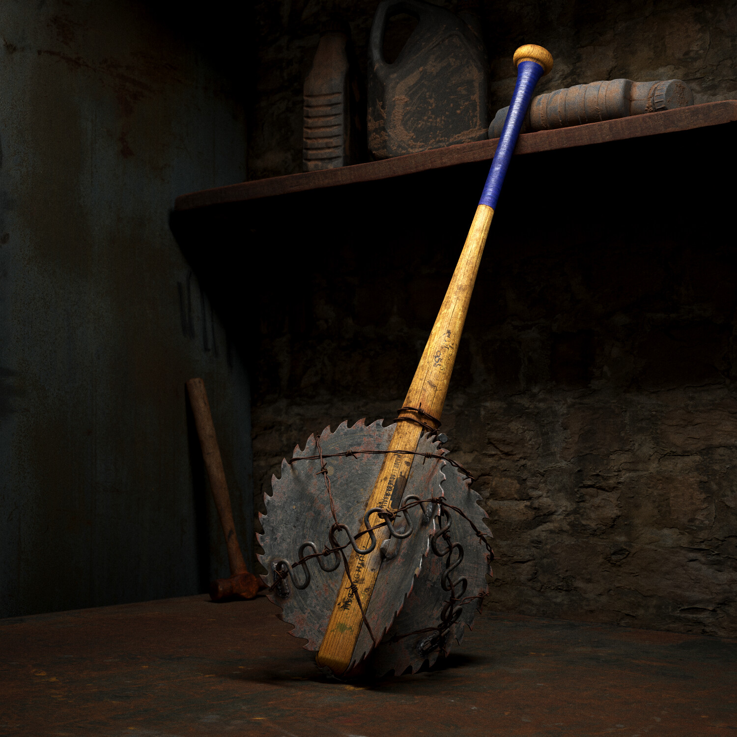 ArtStation - Post apocalypse axe