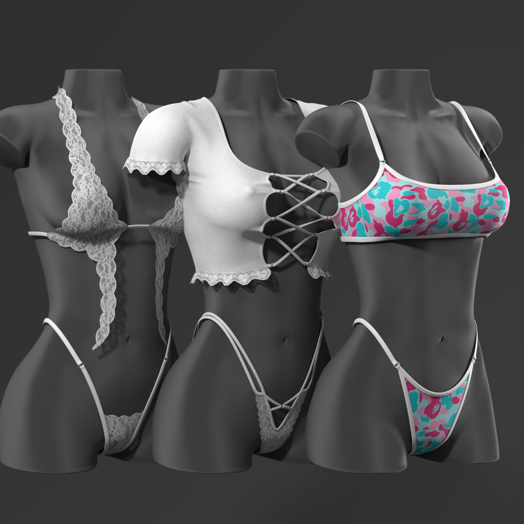 ArtStation - Lingerie set