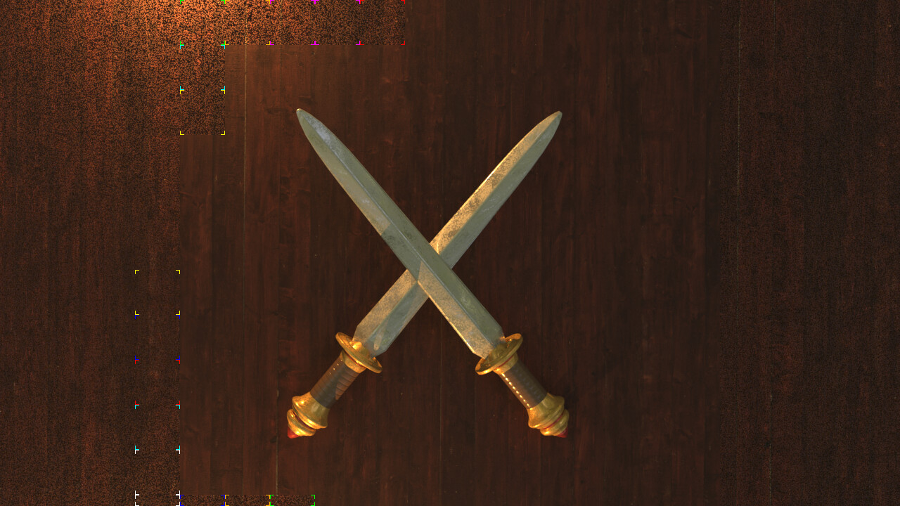 ArtStation - Stylised Ruby Sword