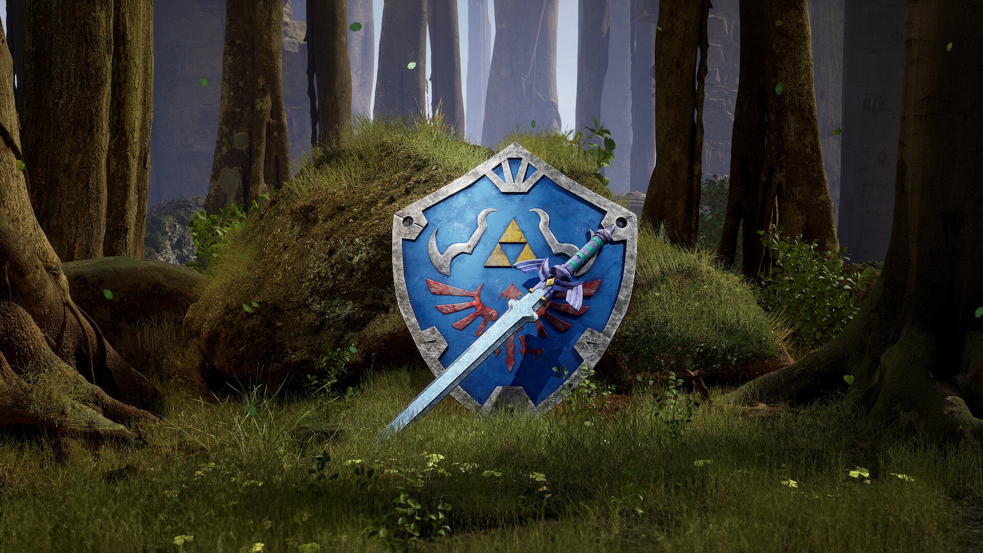 ArtStation - Sword and Shield - TLOZ