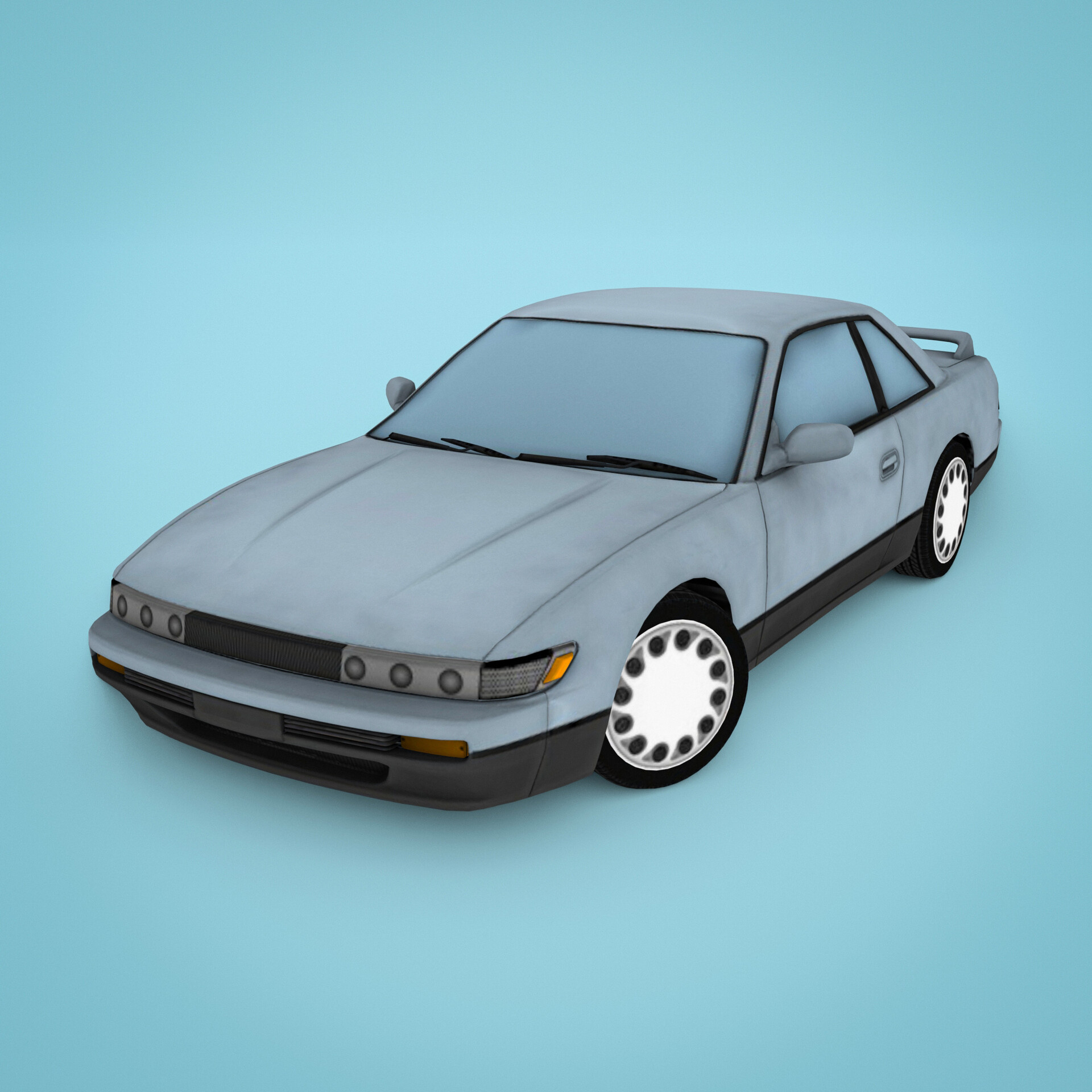 ArtStation - Nissan Silvia S13 K's Stylized